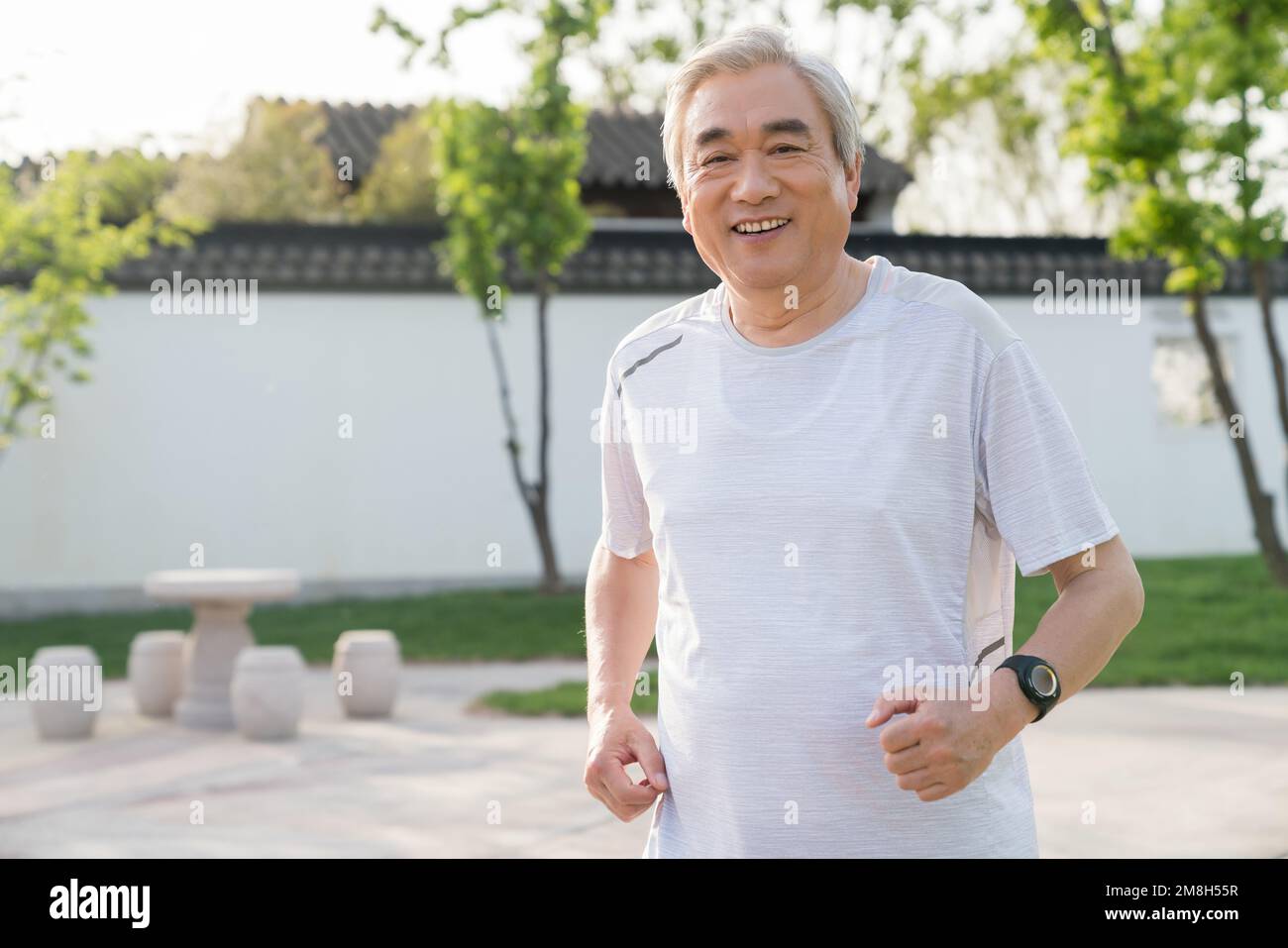 Older men health movement Stock Photo - Alamy