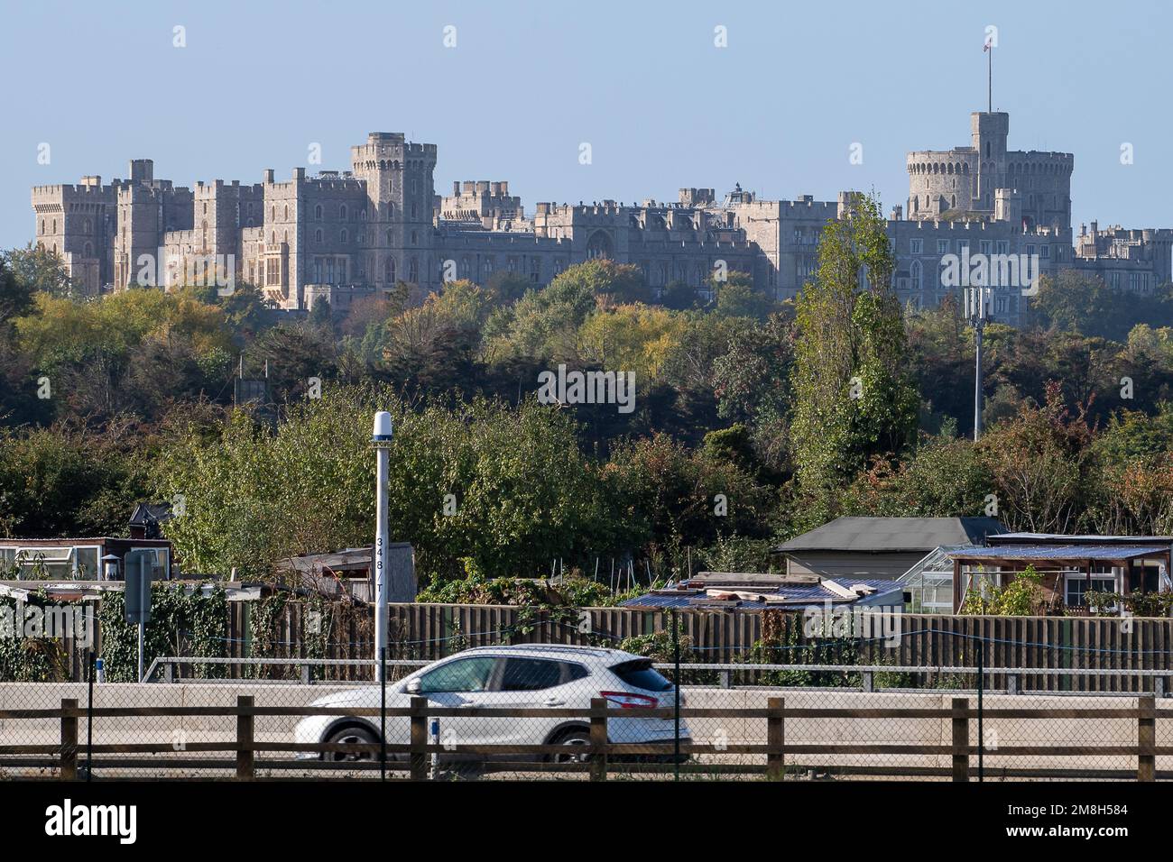 Datchet, Berkshire, UK. 6th October, 2022. Stopped Vehicle Detection ...
