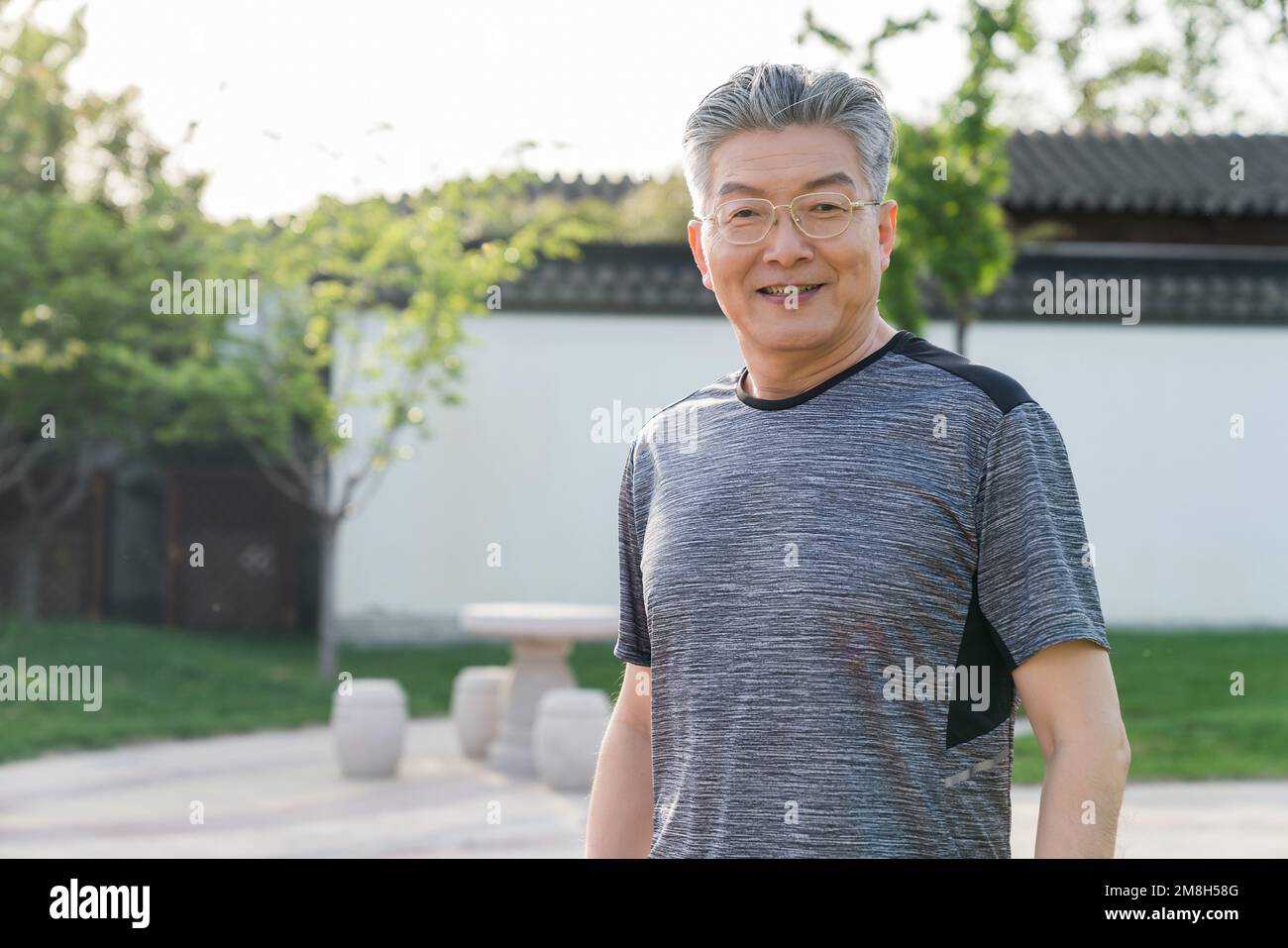 Older men health movement Stock Photo - Alamy