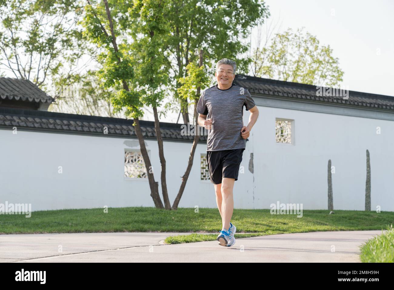 Older men health movement Stock Photo - Alamy