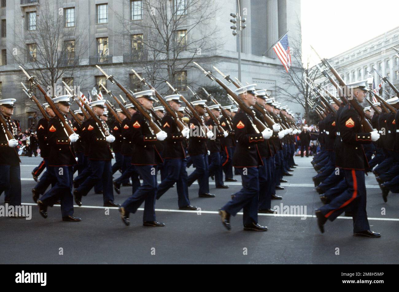 United state marine corp marching hi-res stock photography and images ...