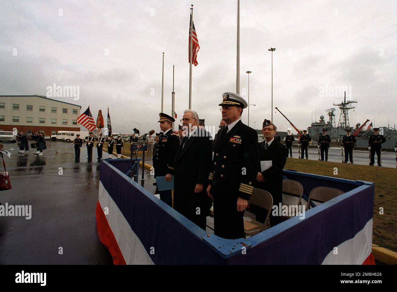 CAPT. Gordon E. Kauffman, commanding officer, Naval Station, New York ...
