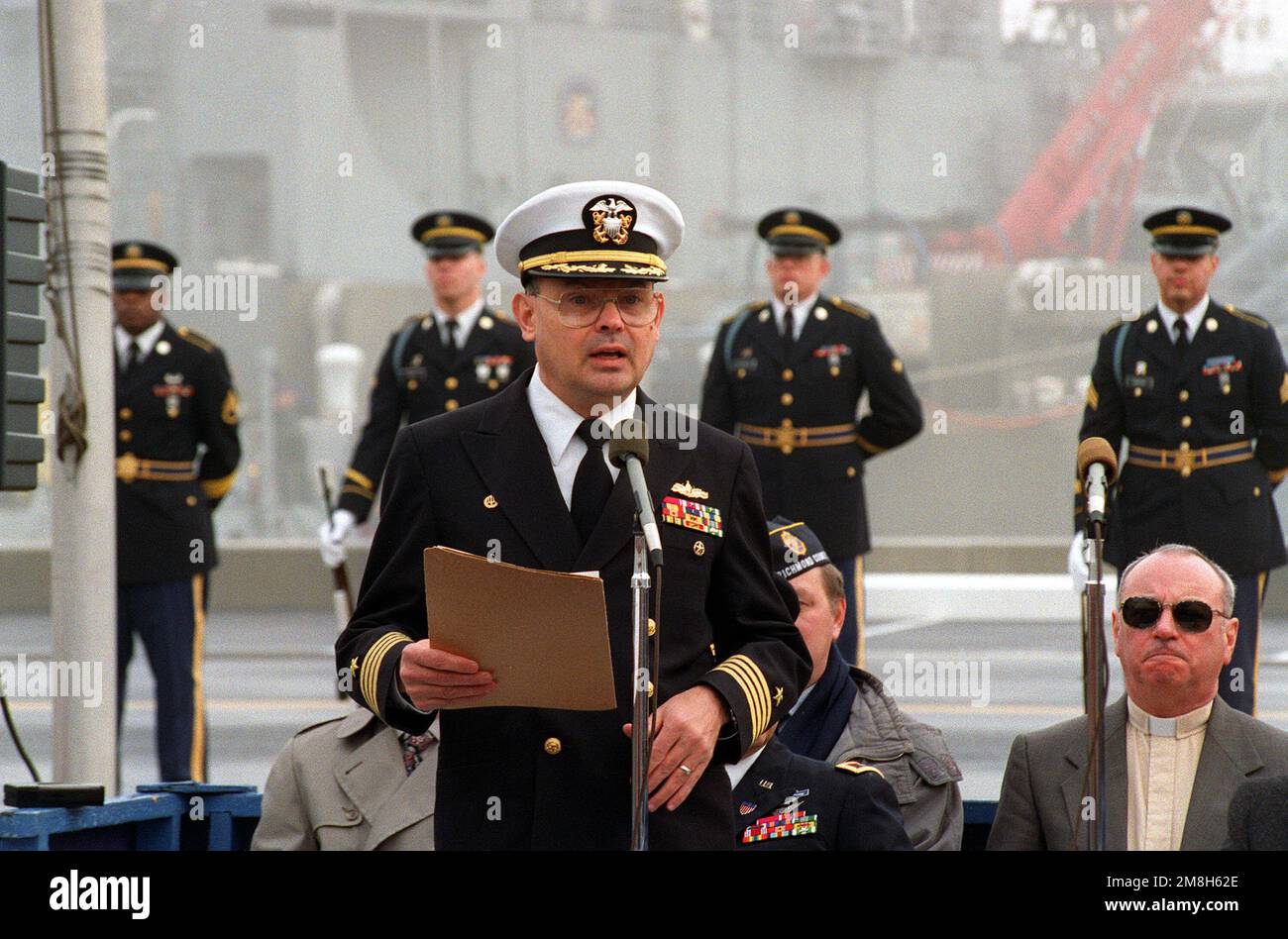 CAPT. Gordon E. Kauffman, commanding officer, Naval Staiton, New York ...