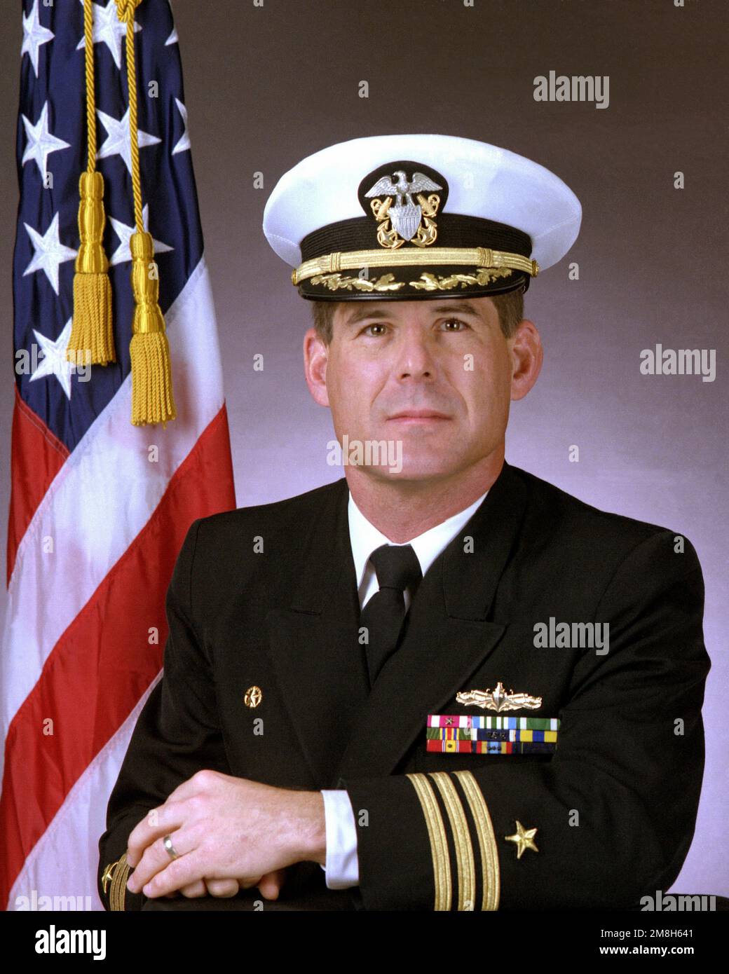 CDR David W. Weddell, USN (covered). Country: Unknown Stock Photo - Alamy