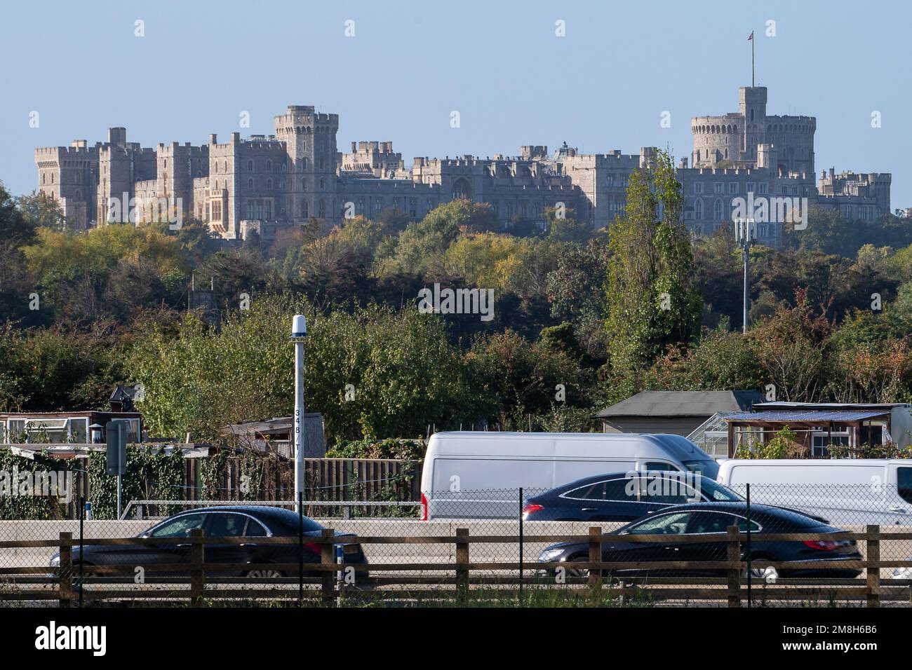 Datchet, Berkshire, UK. 6th October, 2022. Stopped Vehicle Detection ...