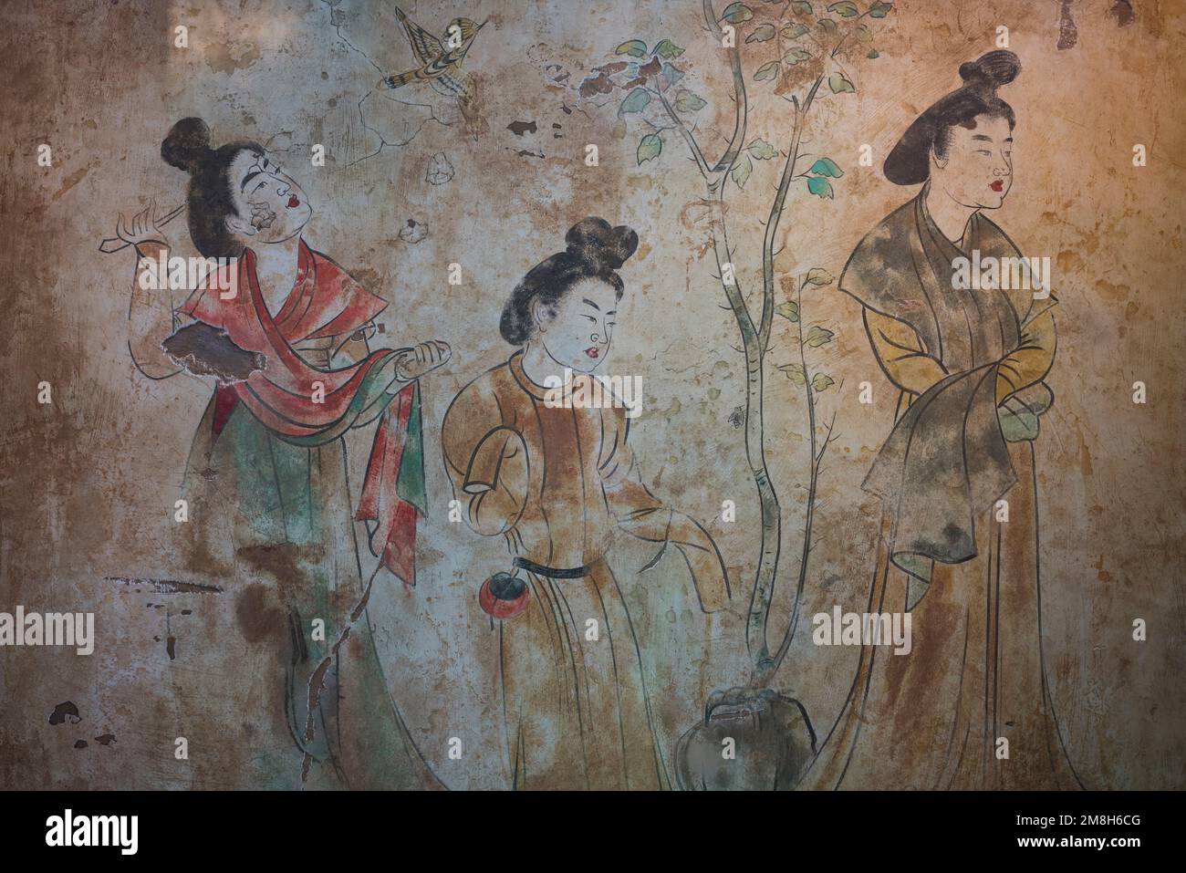 Tomb china mural hi-res stock photography and images - Alamy