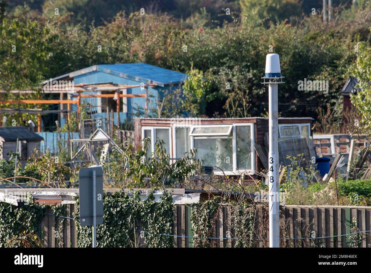 Datchet, Berkshire, UK. 6th October, 2022. Stopped Vehicle Detection ...