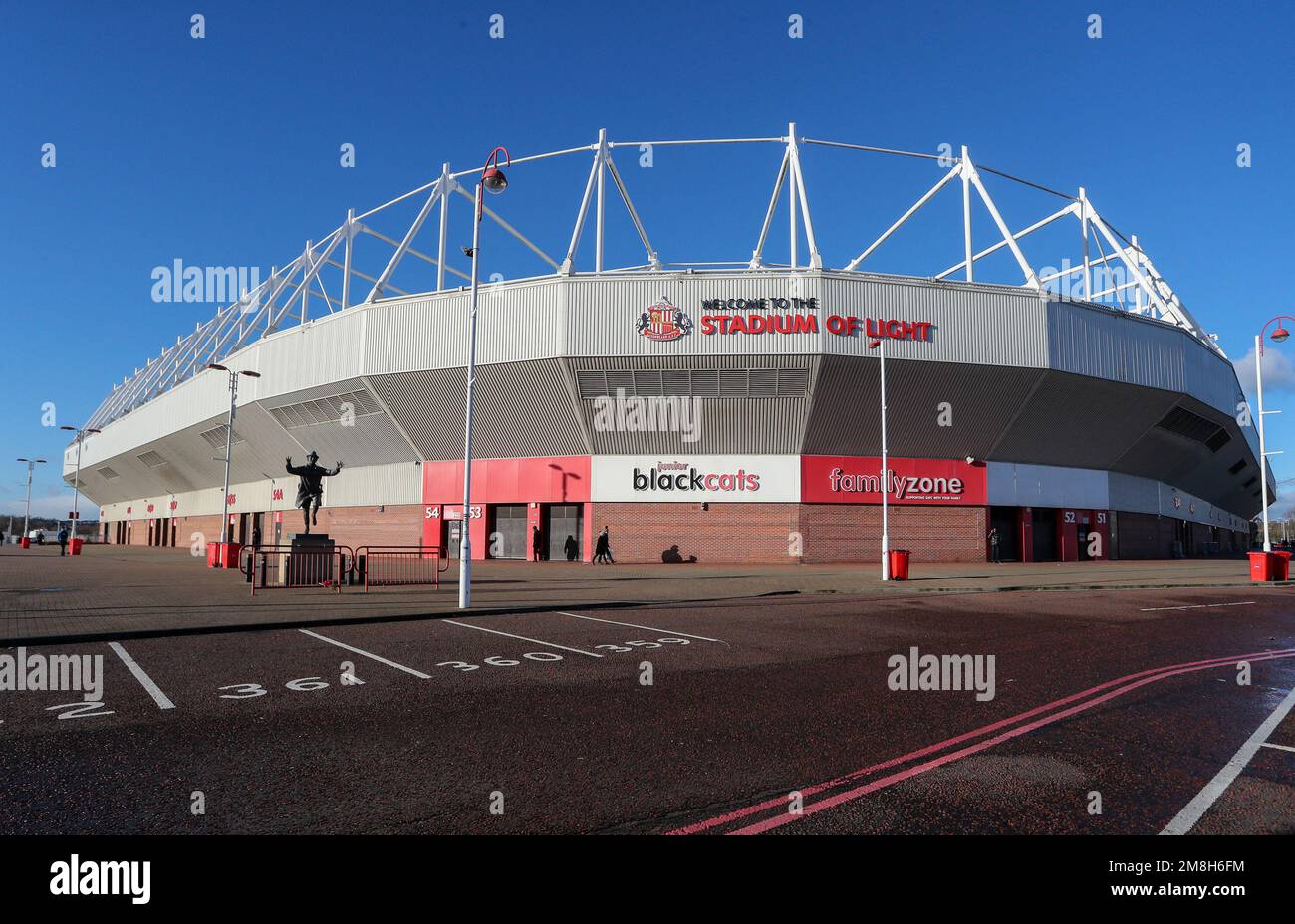 General Exterior view of The Stadium of Light, home of Sunderland AFC ...