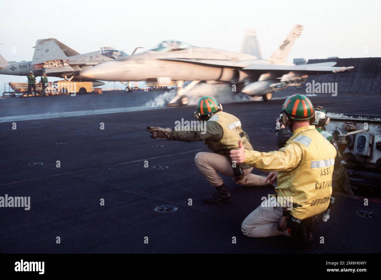 A Strike Fighter Squadron 105 (VFA-105) F/A-18C Hornet aircraft ...