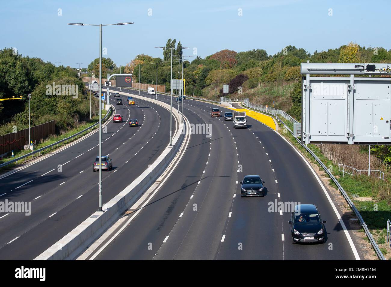 Slough, Berkshire, UK. 6th October, 2022. Stopped Vehicle Detection ...