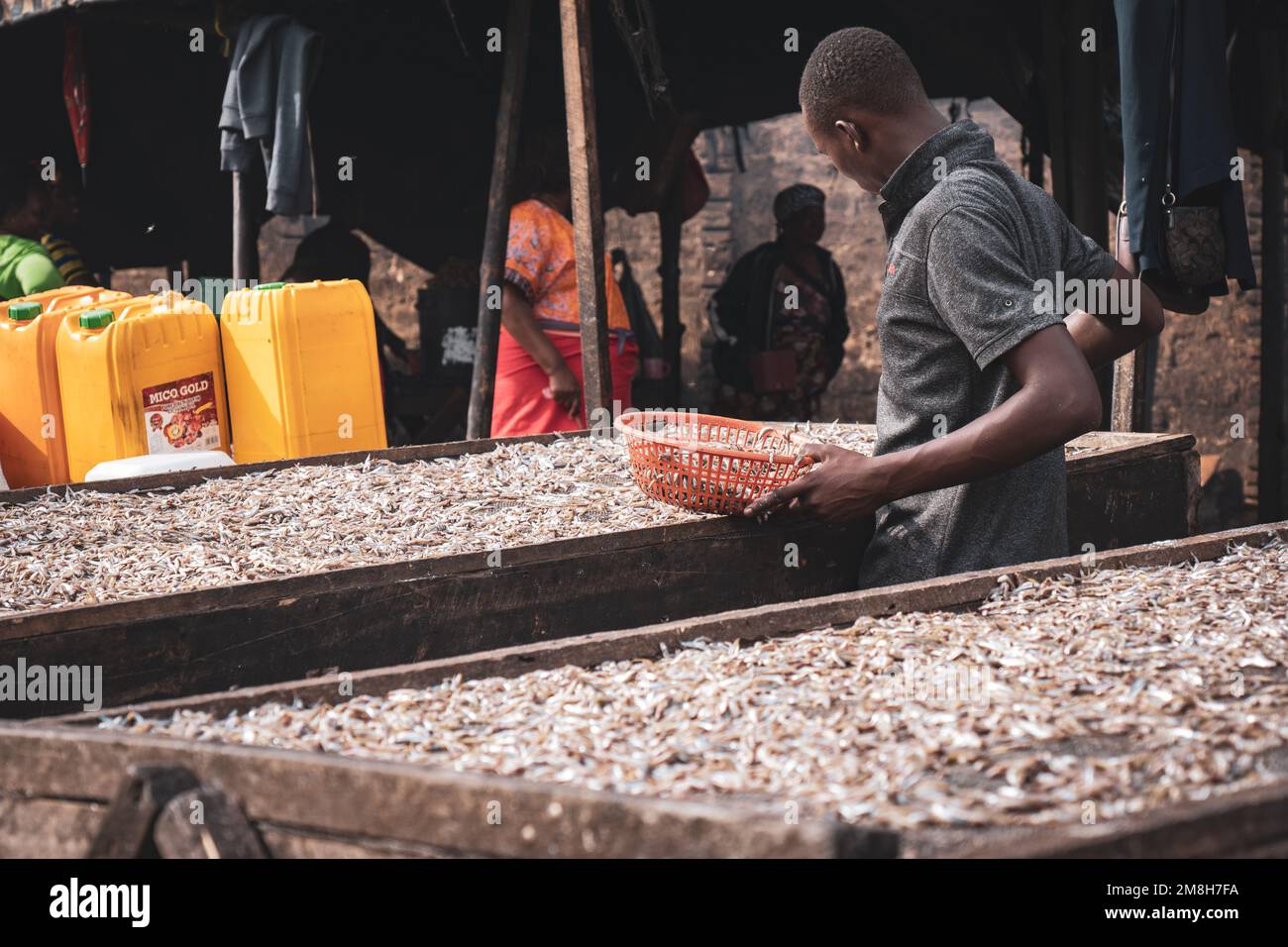 Fish market mwanza lake victoria hi-res stock photography and images ...