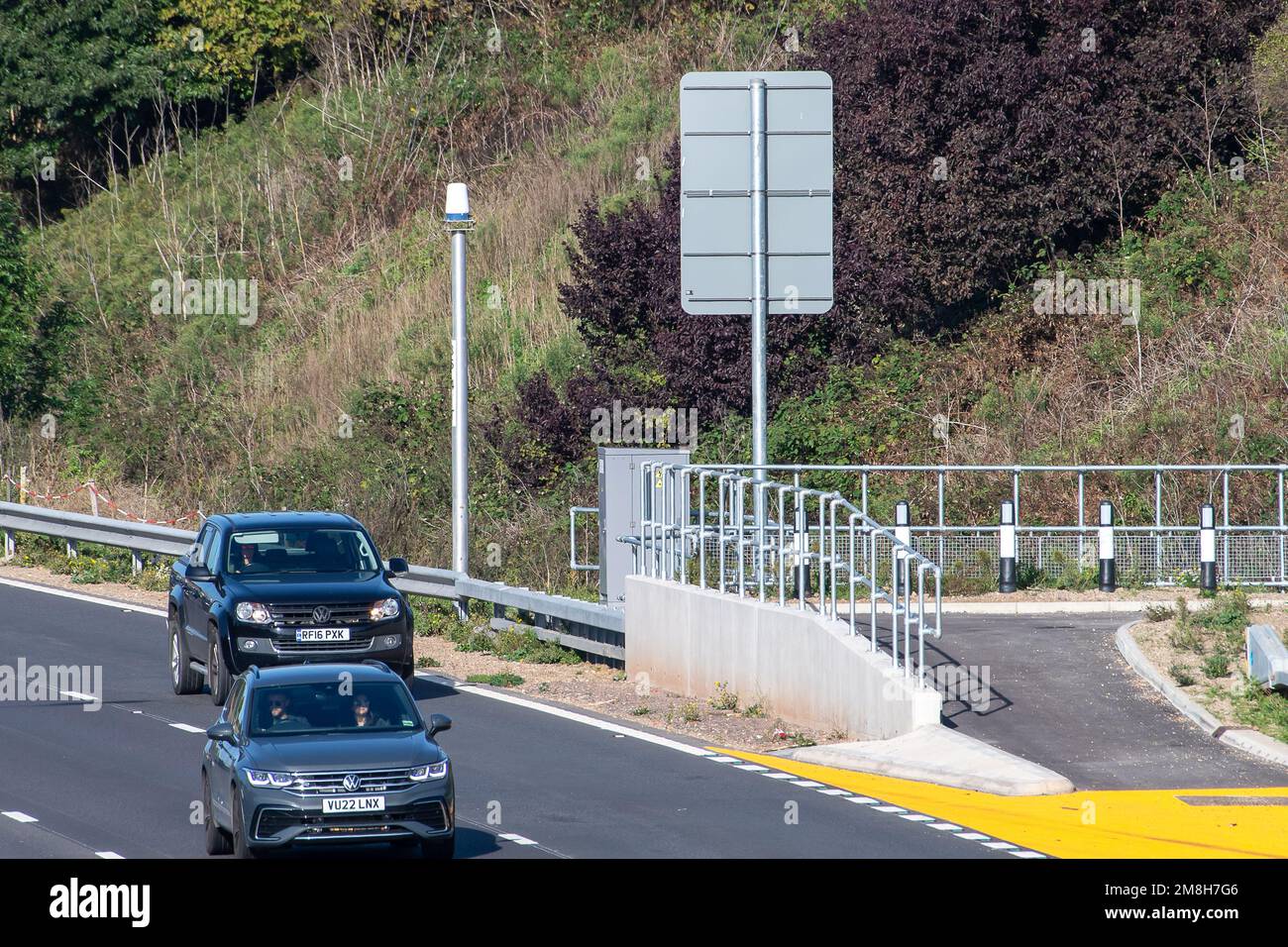 Slough, Berkshire, UK. 6th October, 2022. Stopped Vehicle Detection ...