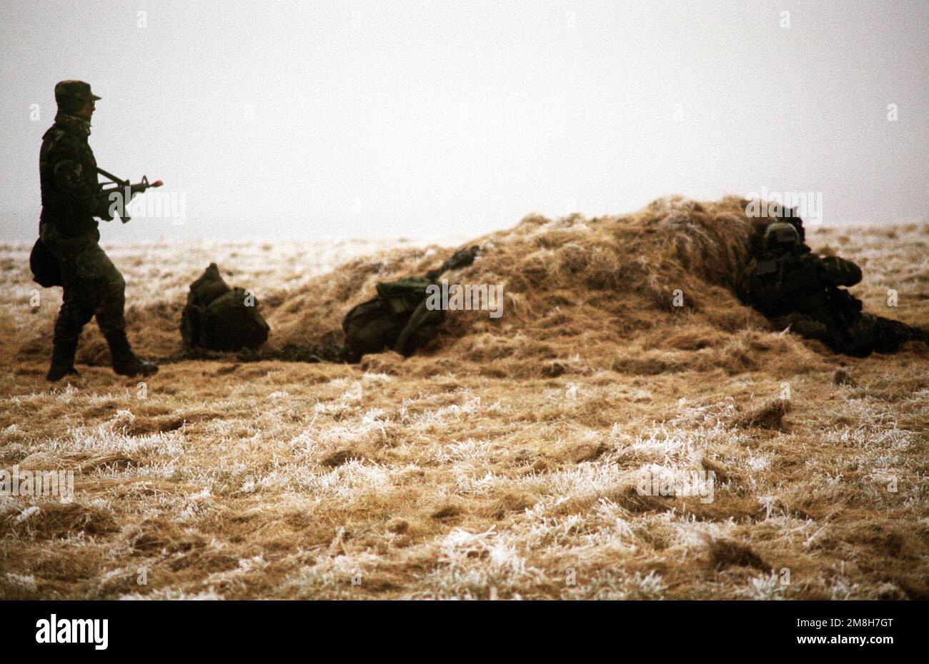 Two members of the 62nd Security Police Squadron, Spangdahlem Air Base ...