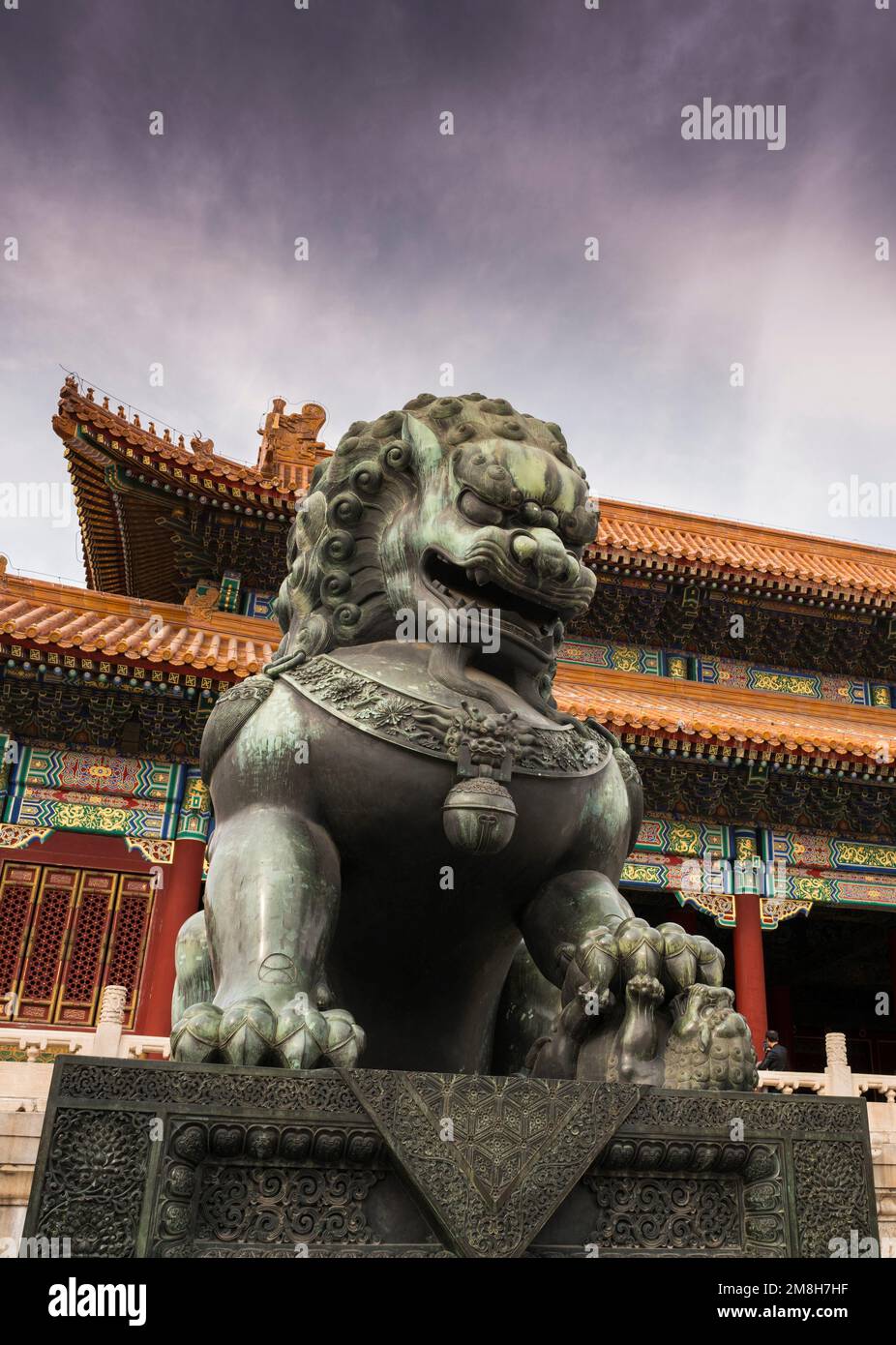 The copper lion Stock Photo - Alamy