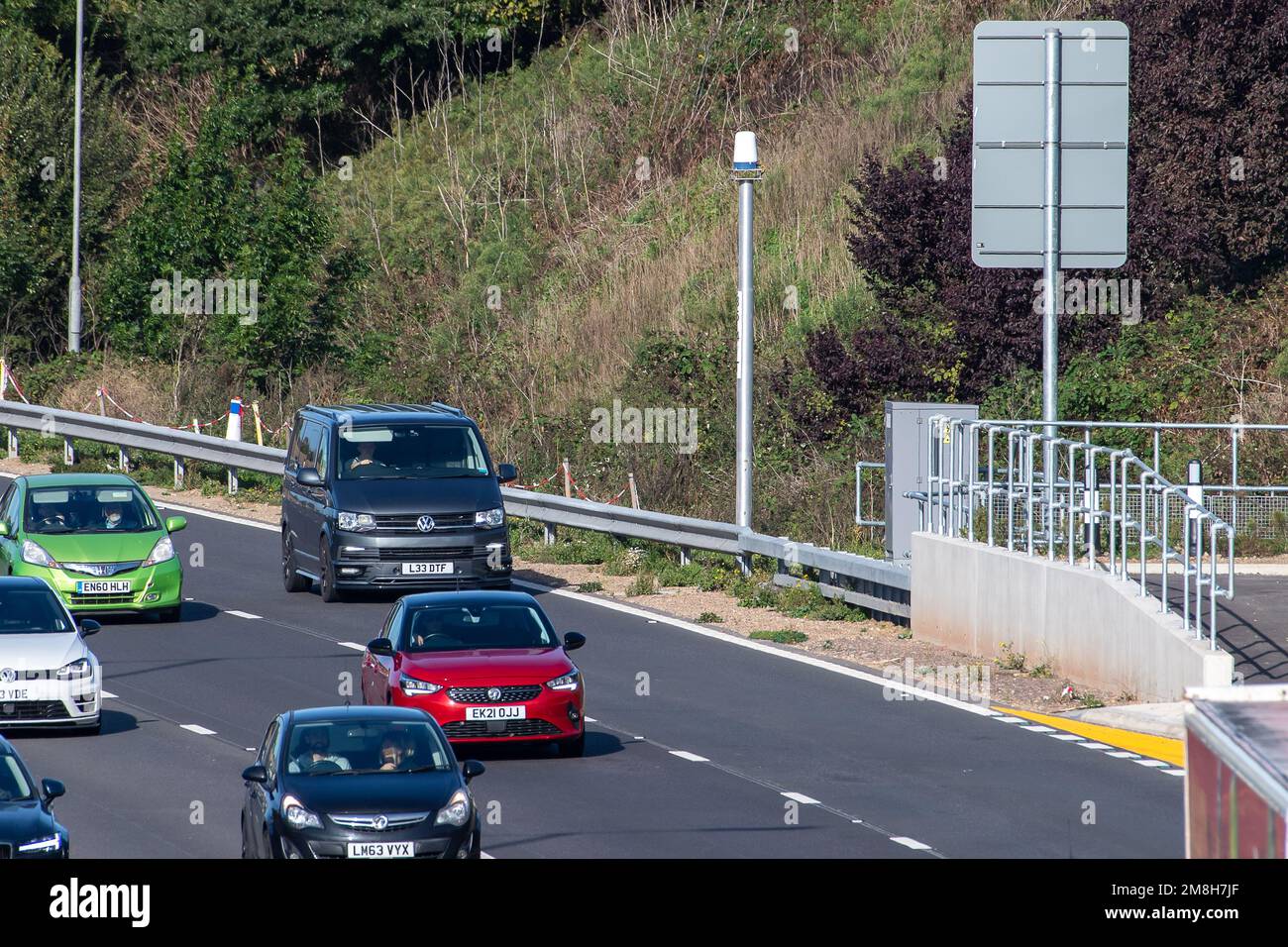 Slough, Berkshire, UK. 6th October, 2022. Stopped Vehicle Detection ...