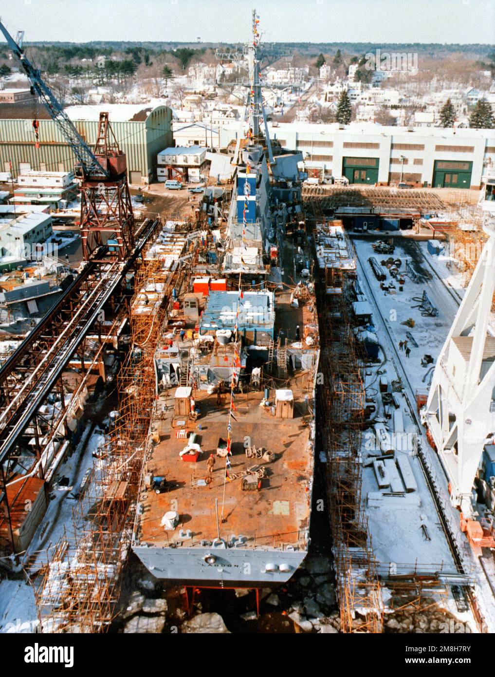 Bath iron works shipbuilding hi-res stock photography and images - Alamy