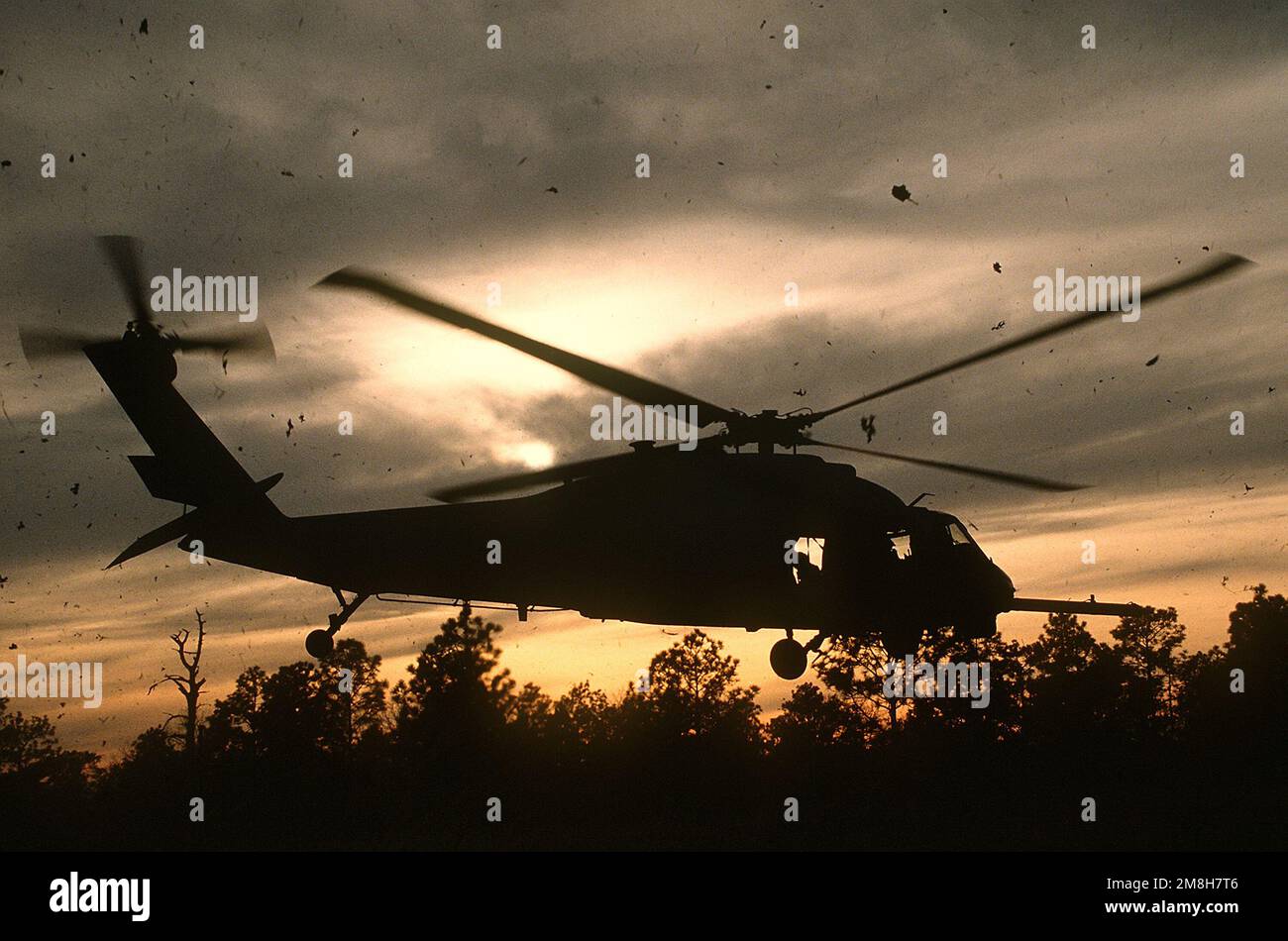 An MH-60G Pave Hawk helicopter from the 55th Special Operations ...