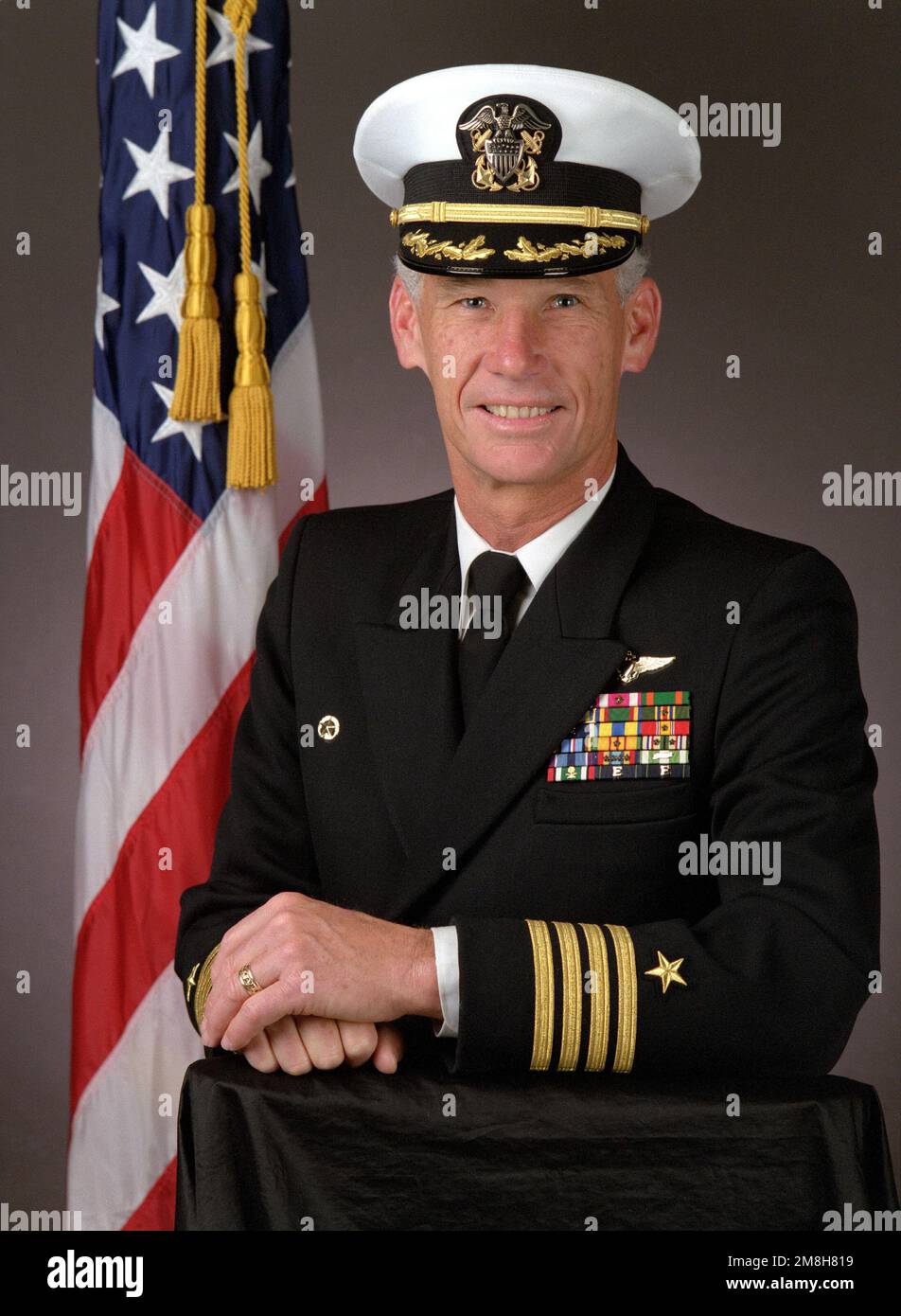 CAPT. Carl W. Chamberlain, USN (covered). Country: Unknown Stock Photo ...