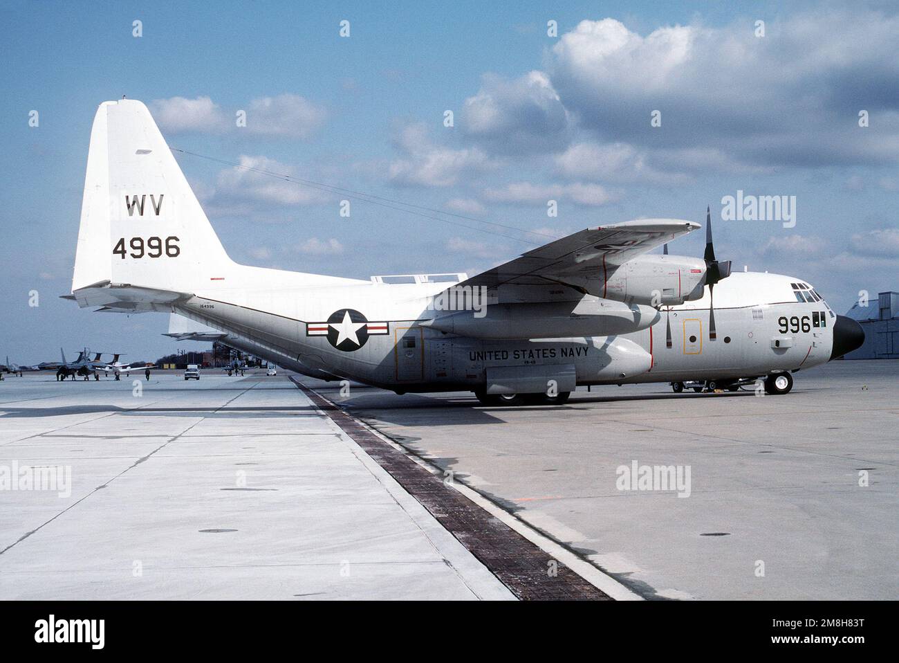 A right side view of a Fleet Logistics Support Squadron 48 (VR-48) C ...