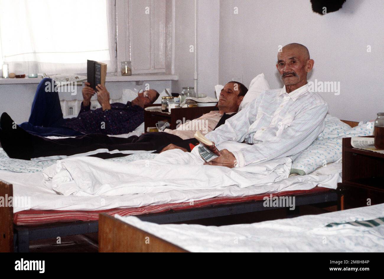 Patients at the Oncology Institute lay on beds that will be replaced ...
