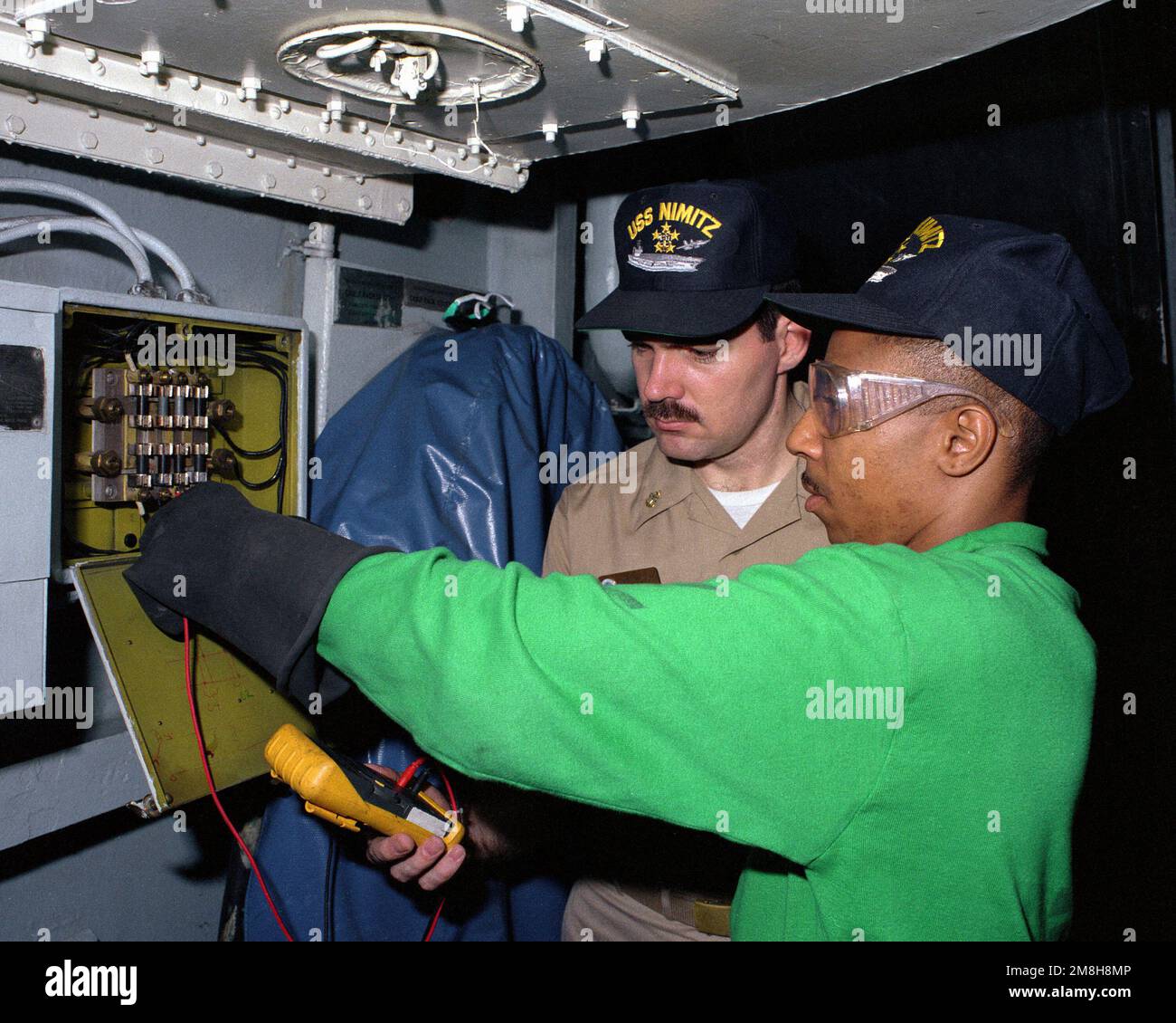 Electrician's Mate 3rd Class Eddie Hendrix and CHIEF Electrician's Mate ...