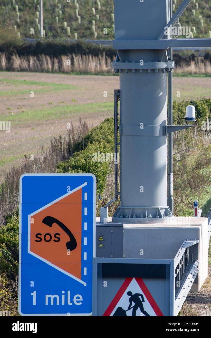Taplow, Buckinghamshire, UK. 6th October, 2022. Stopped Vehicle ...