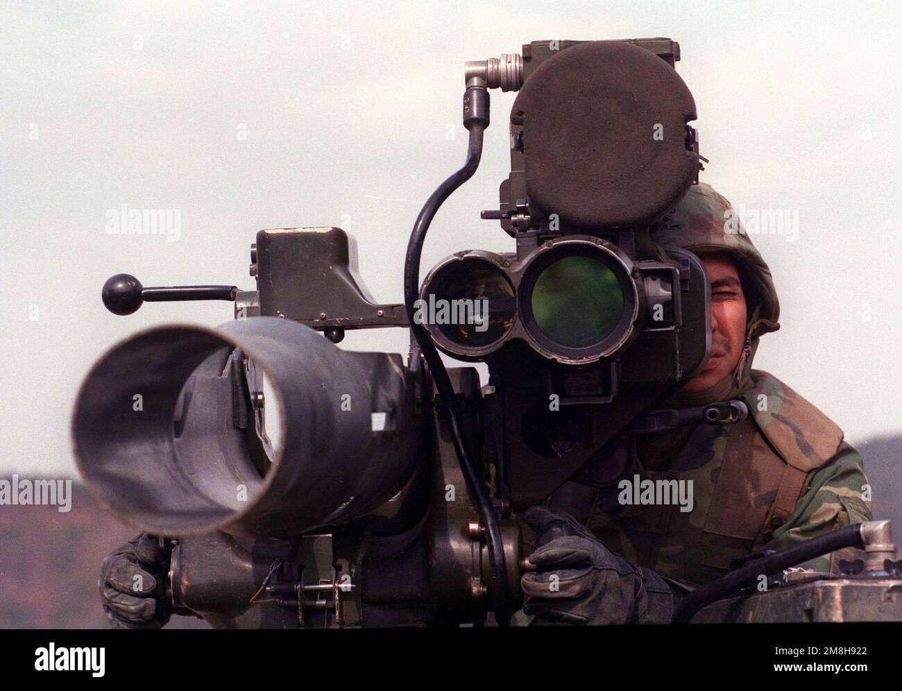 Front view of a Tow Missile System. Base: Marine Corps Base, Camp ...