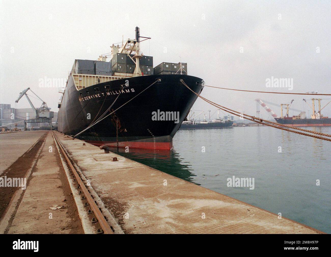 The USS Germantown (PFC D.T. Williams) at POSCO pier. Subject Operation ...