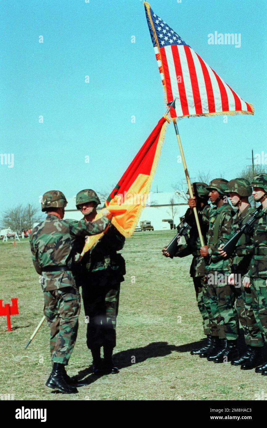 Major General Jared L. Bates, (left) Commanding General, Second Armored ...