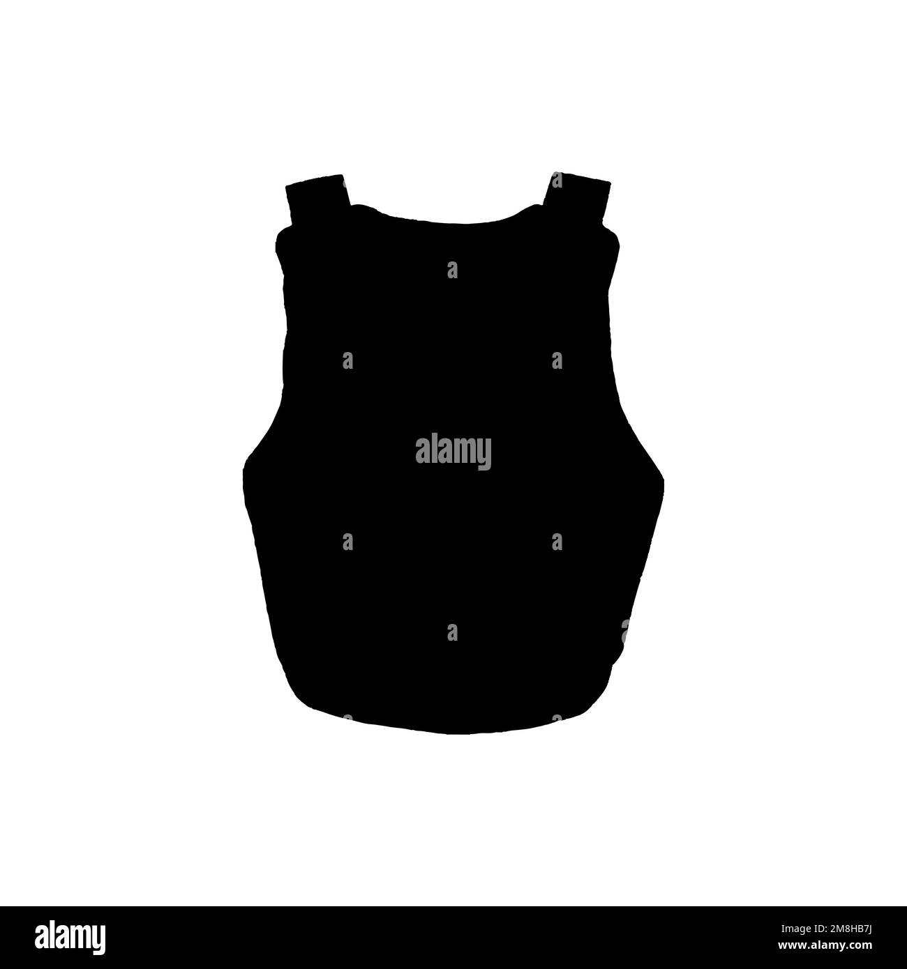 Bulletproof icon. Simple style notifying the police poster background ...