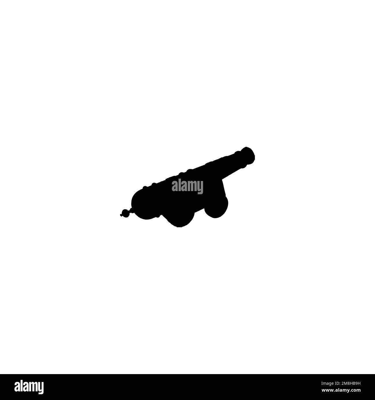 Retro cannon icon. Simple style historical poster background symbol ...