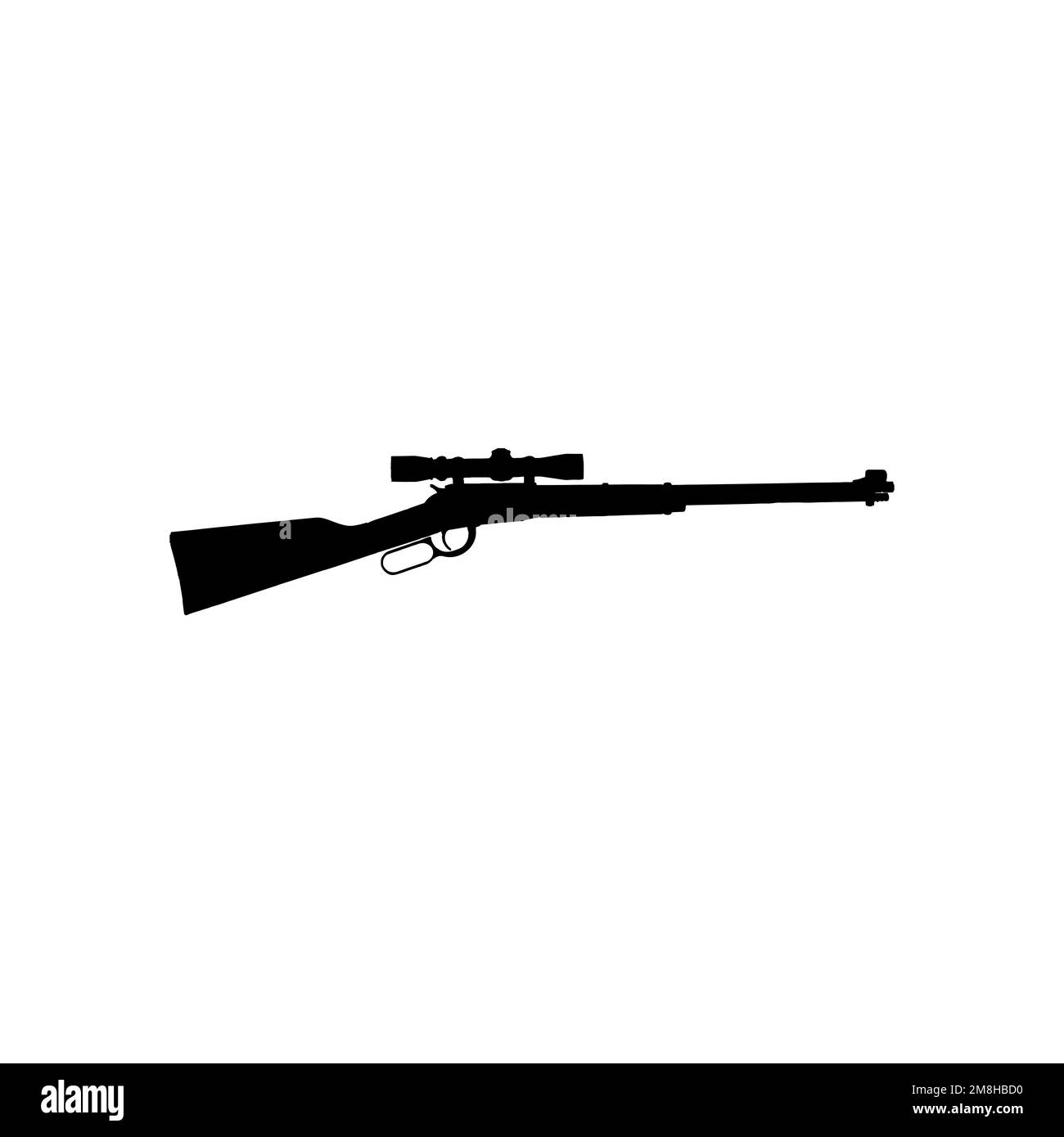 Assault Riffle Icon Simple Style No War Poster Background Symbol Gun
