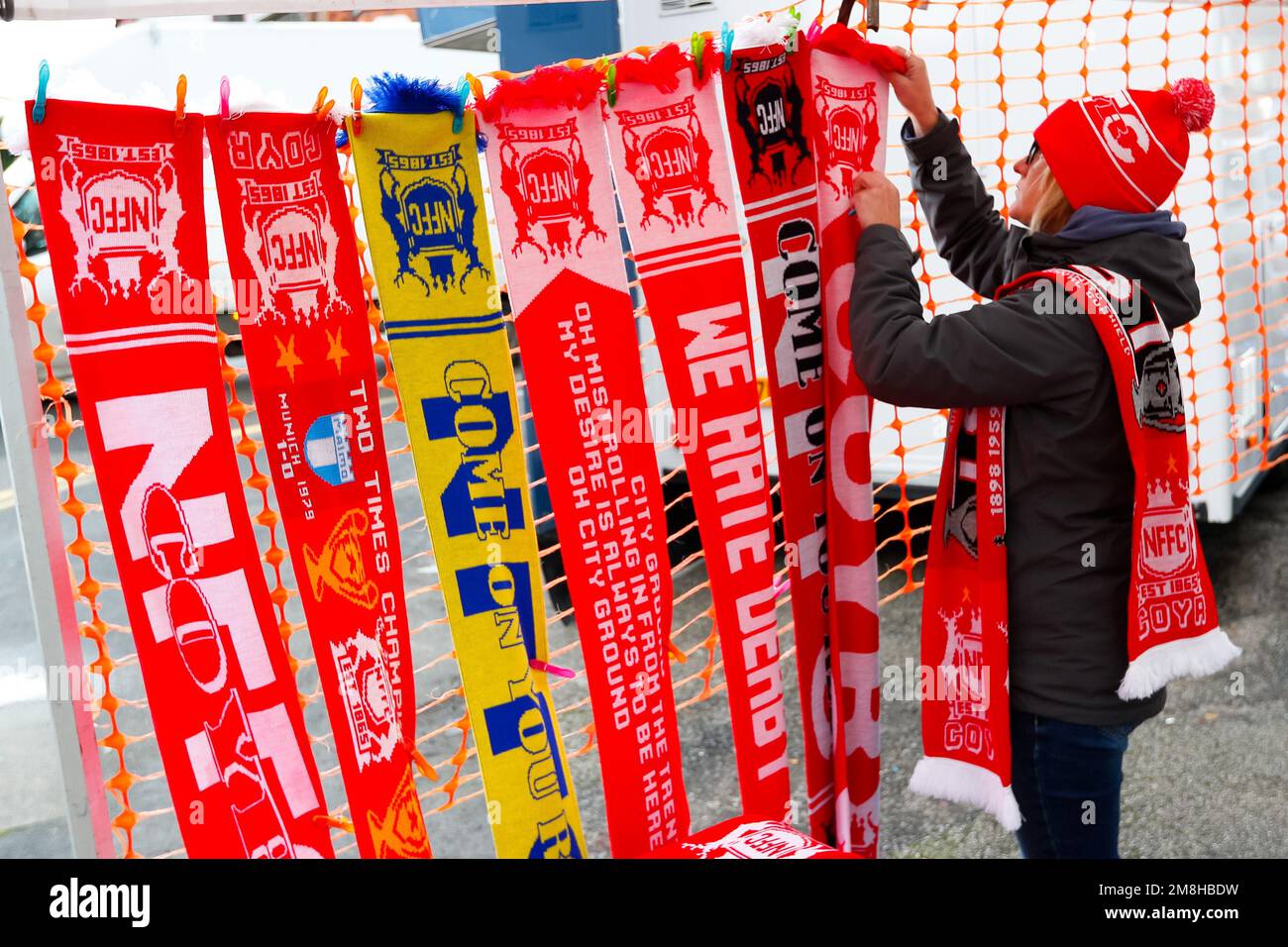 The City Ground, Nottingham, UK. 14th Jan, 2023. Premier League ...