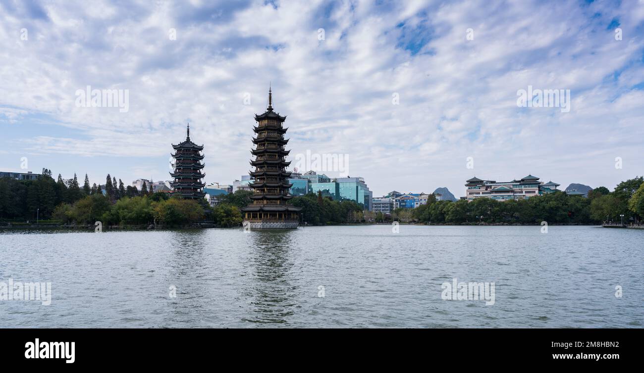 Guilin towers hi-res stock photography and images - Alamy