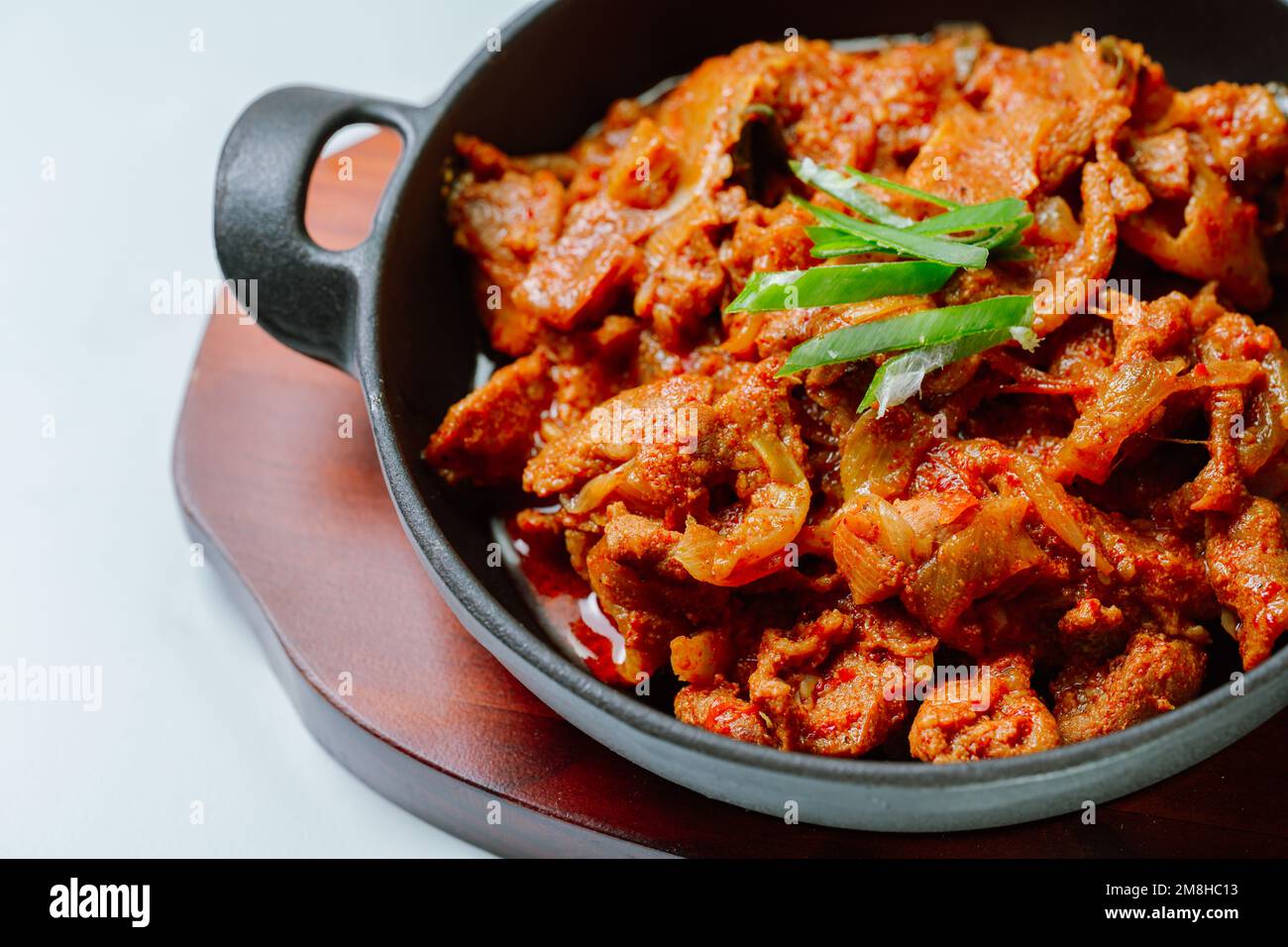 jeyukbokkeum, Korean style stir-fried pork : Thinly sliced pork ...