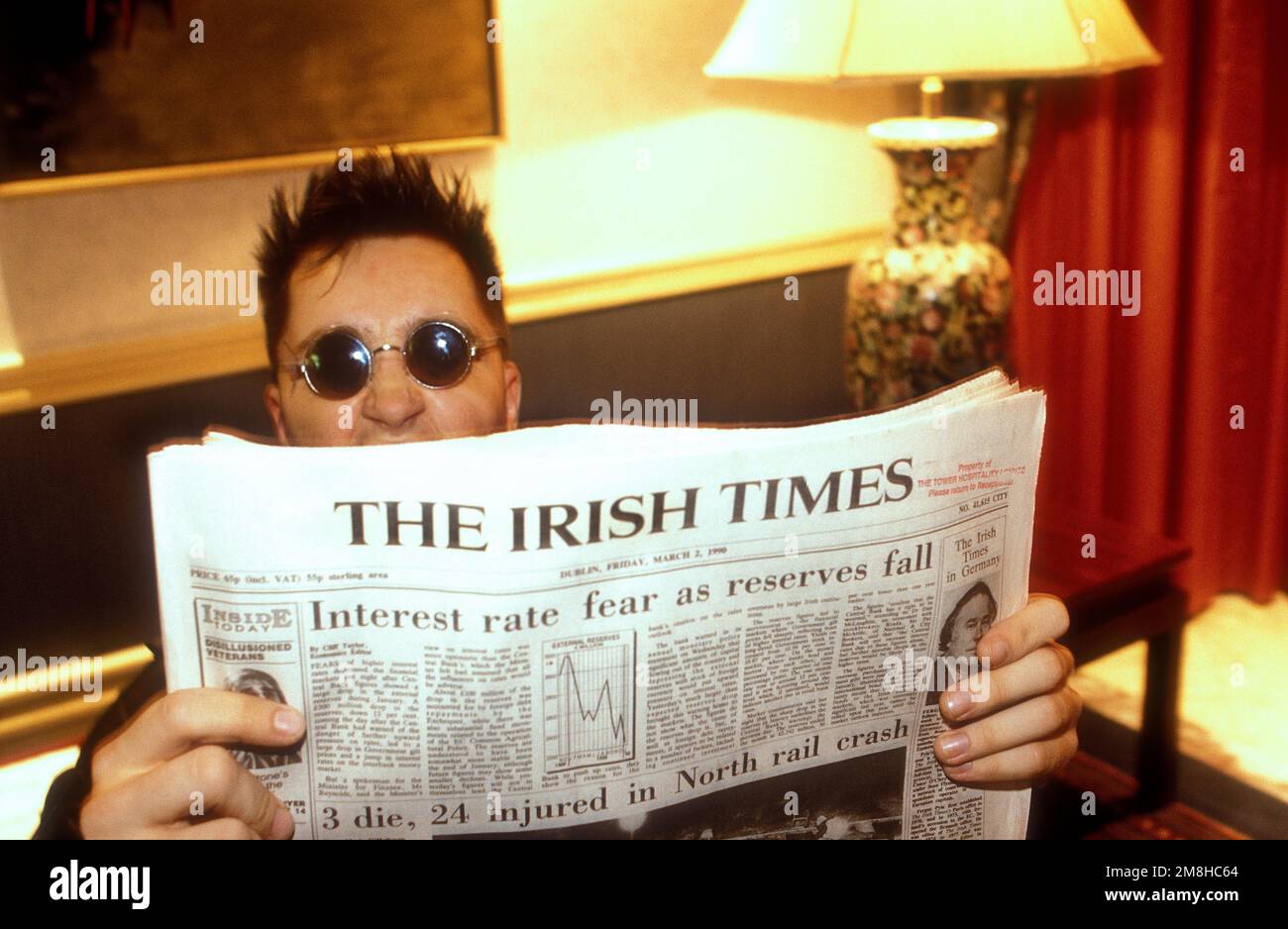 Nigel Kennedy in Dublin Ireland 1990 Stock Photo - Alamy