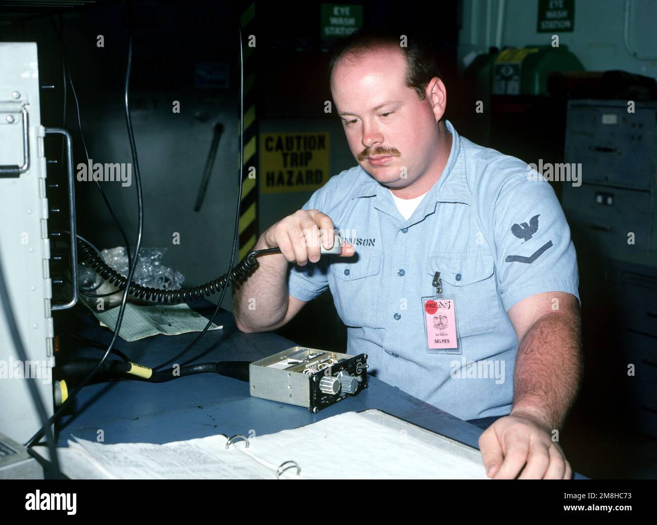 Aviation Electronics Technician 3rd Class Magnuson, assigned to the ...