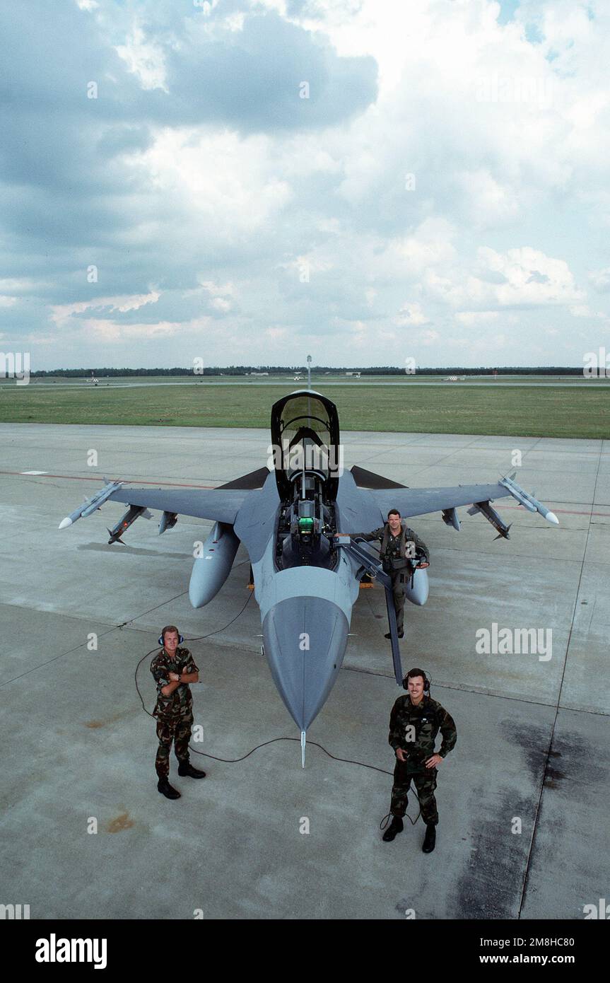 LT. COL. Gary North, 33rd Fighter Squadron commander; STAFF SGT. Roy ...