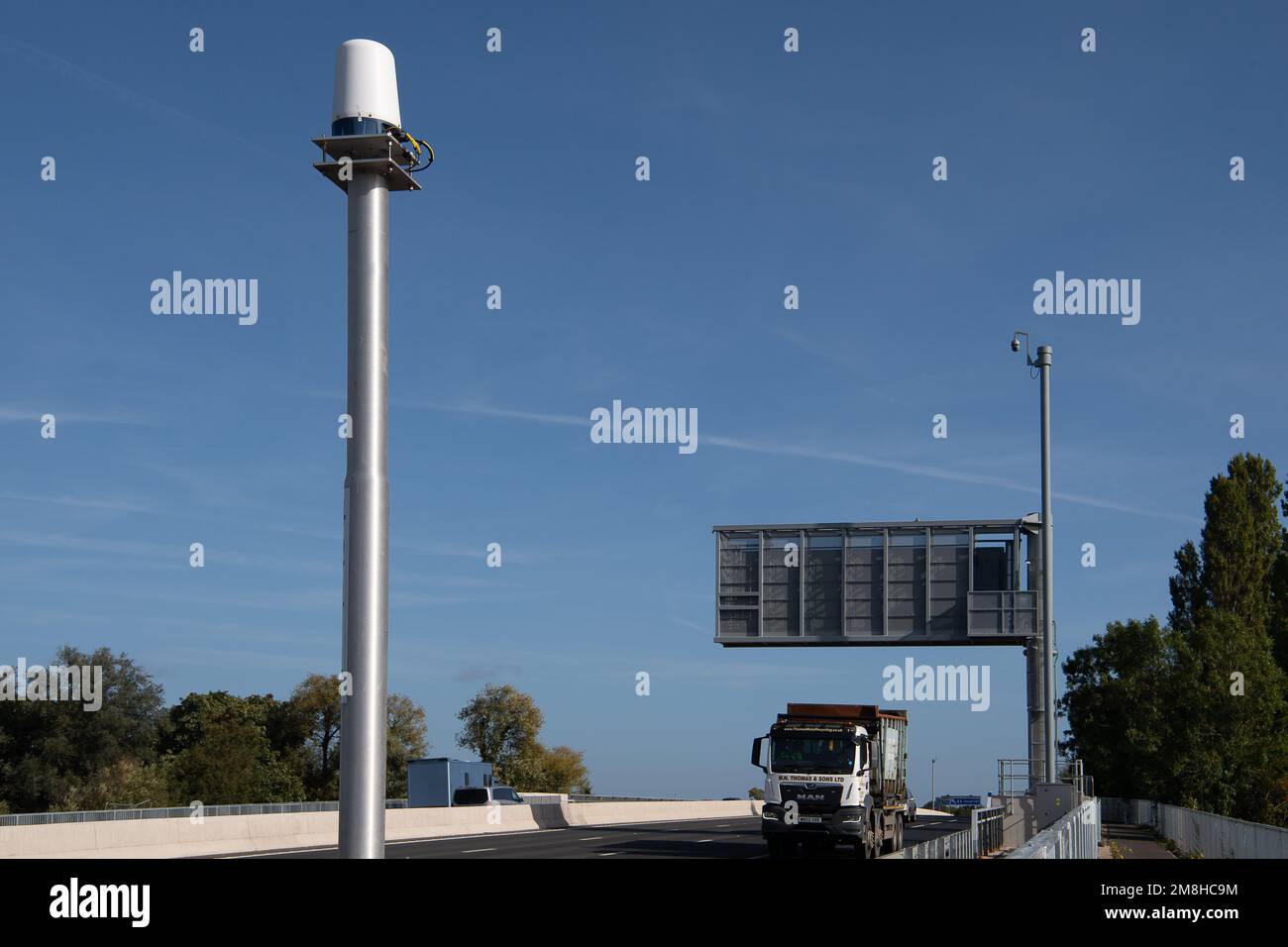 Dorney Reach, Buckinghamshire, UK. 6th October, 2022. Stopped Vehicle ...