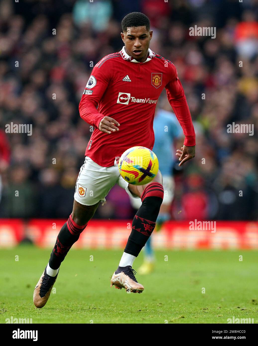 Manchester United's Marcus Rashford during the Premier League match at ...