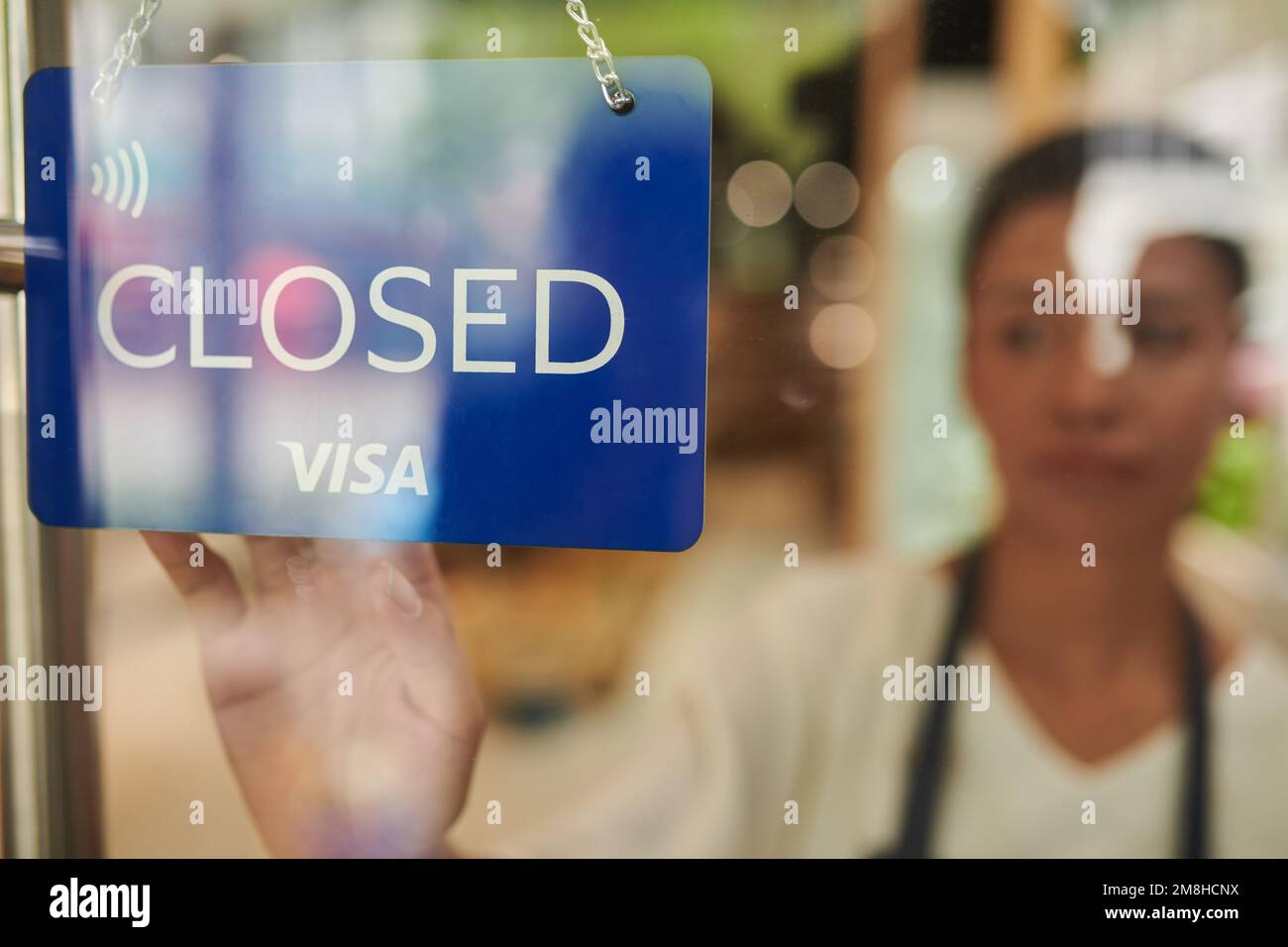 Grocery worker sad hi-res stock photography and images - Alamy