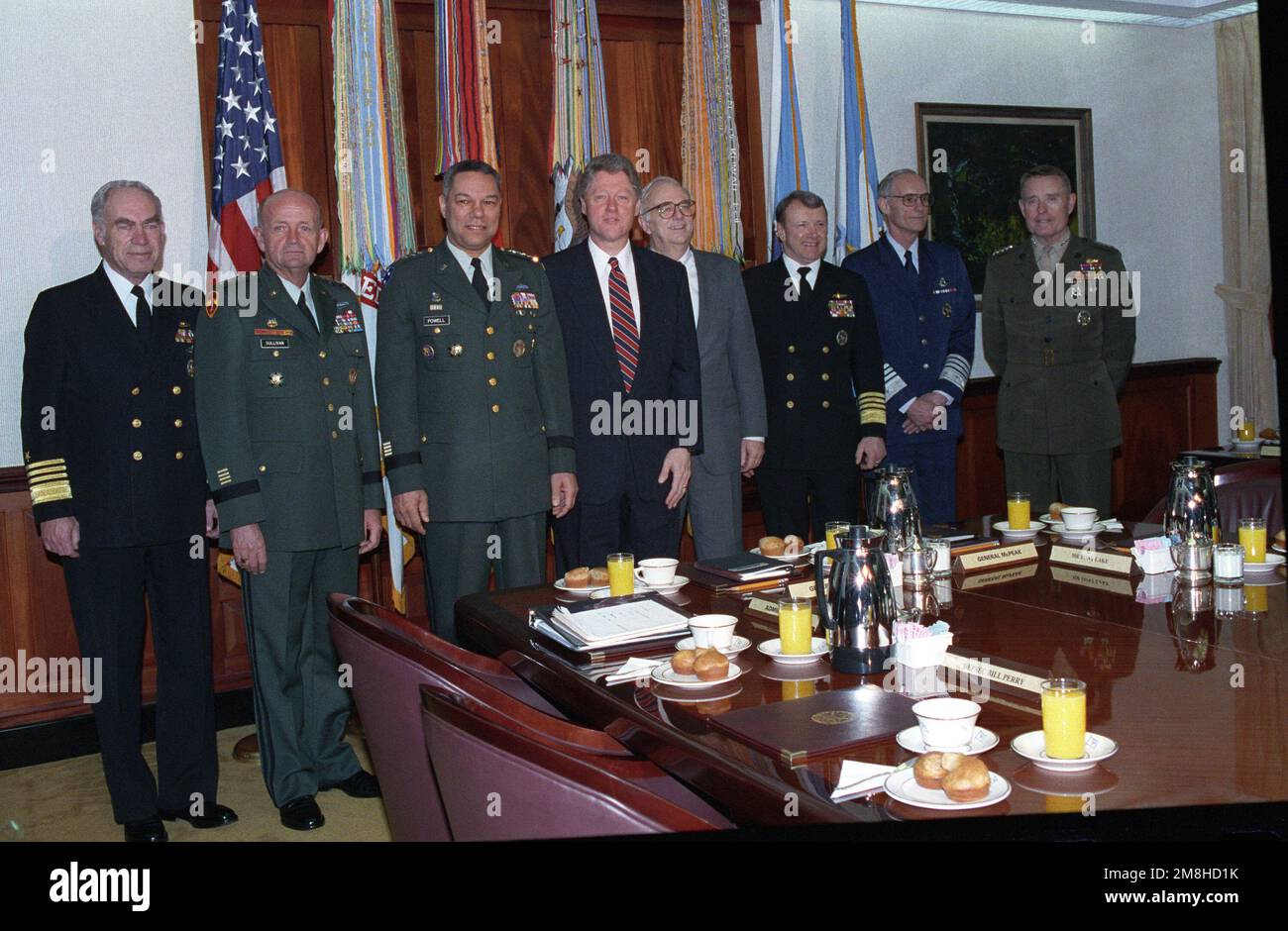 930408-D-2987S-007. [Complete] Scene Caption: William Jefferson Clinton ...