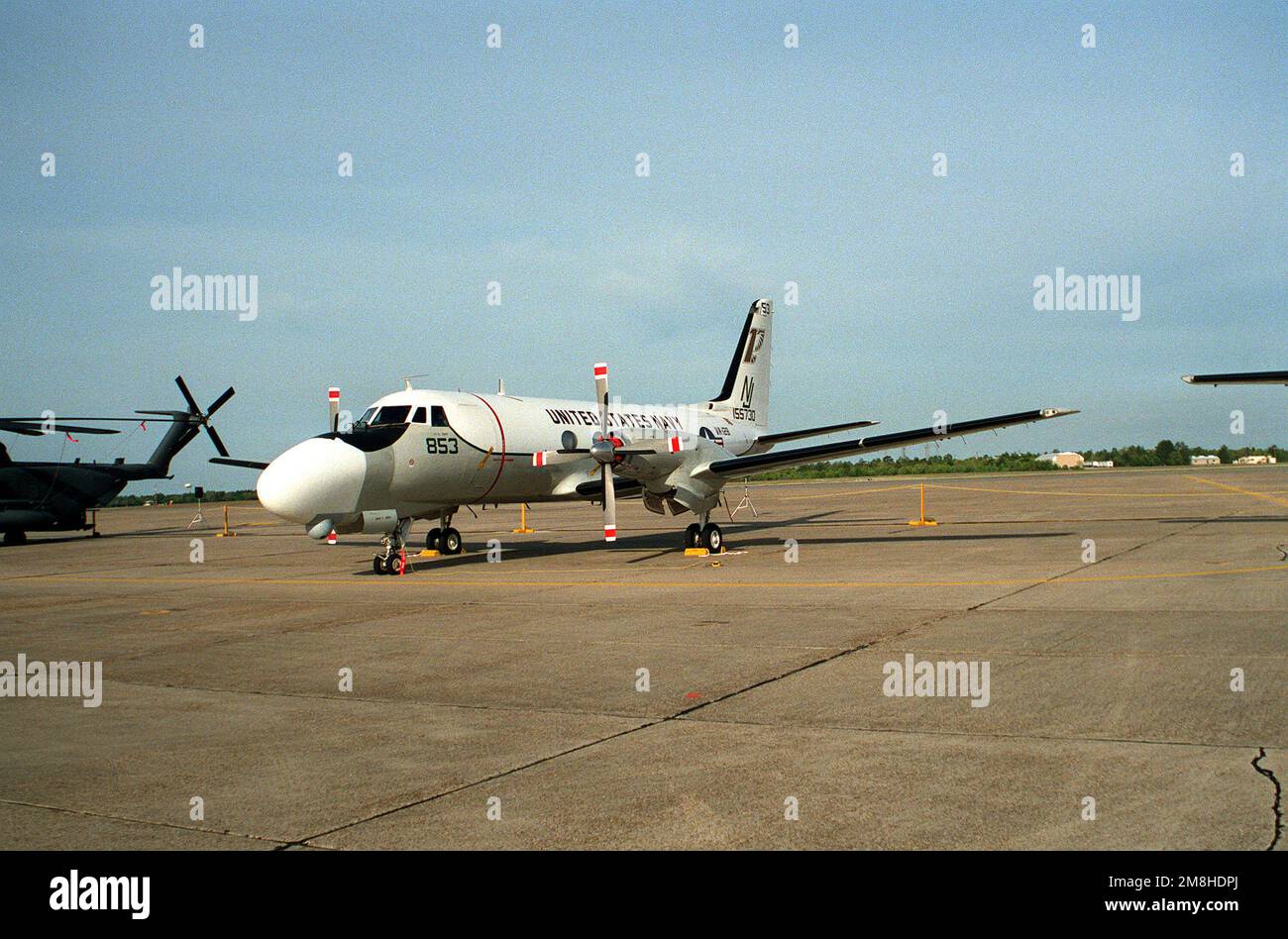 A right side view of an Attack Squadron 128 (VA-128) TC-4C Academe ...