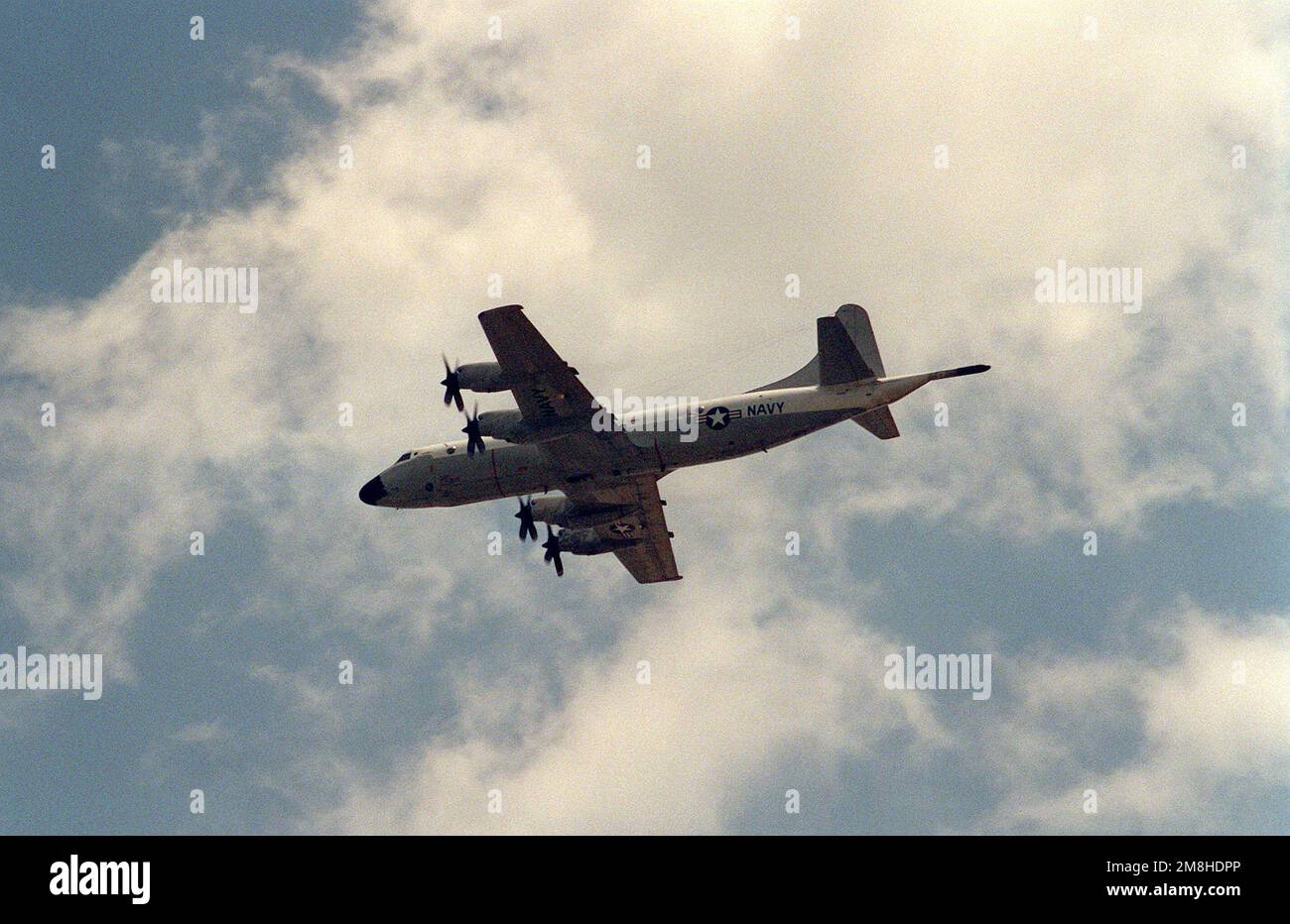 A left side view of an Oceanographic Development Squadron 8 (VXN-8) RP ...