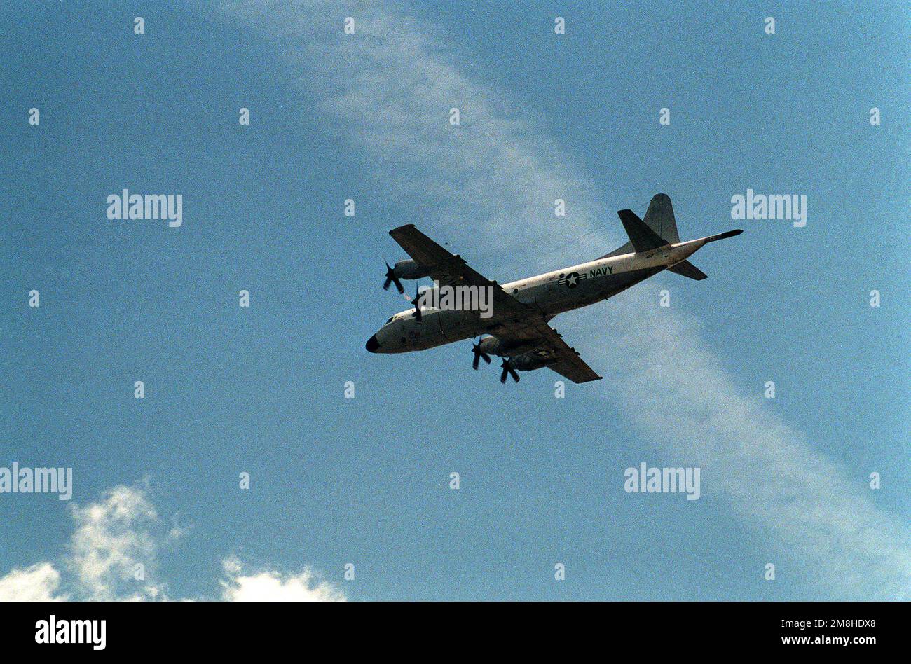 A left side view of an Oceanographic Development Squadron 8 (VXN-8) RP ...