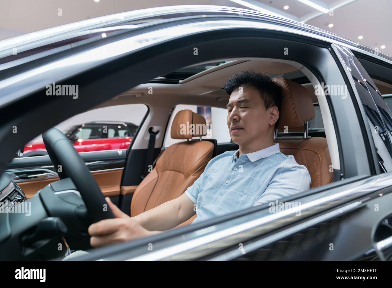 Business men driving Stock Photo - Alamy