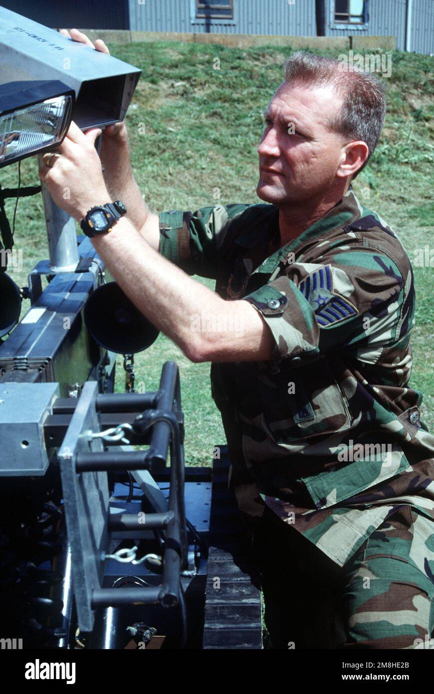 TECH. SGT. Andy Susan, explosive ordnance disposal flight chief for the ...