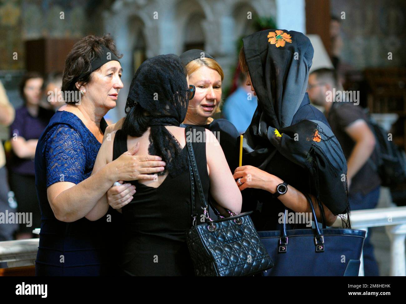 Funeral death ceremony mourning widow hi-res stock photography and ...
