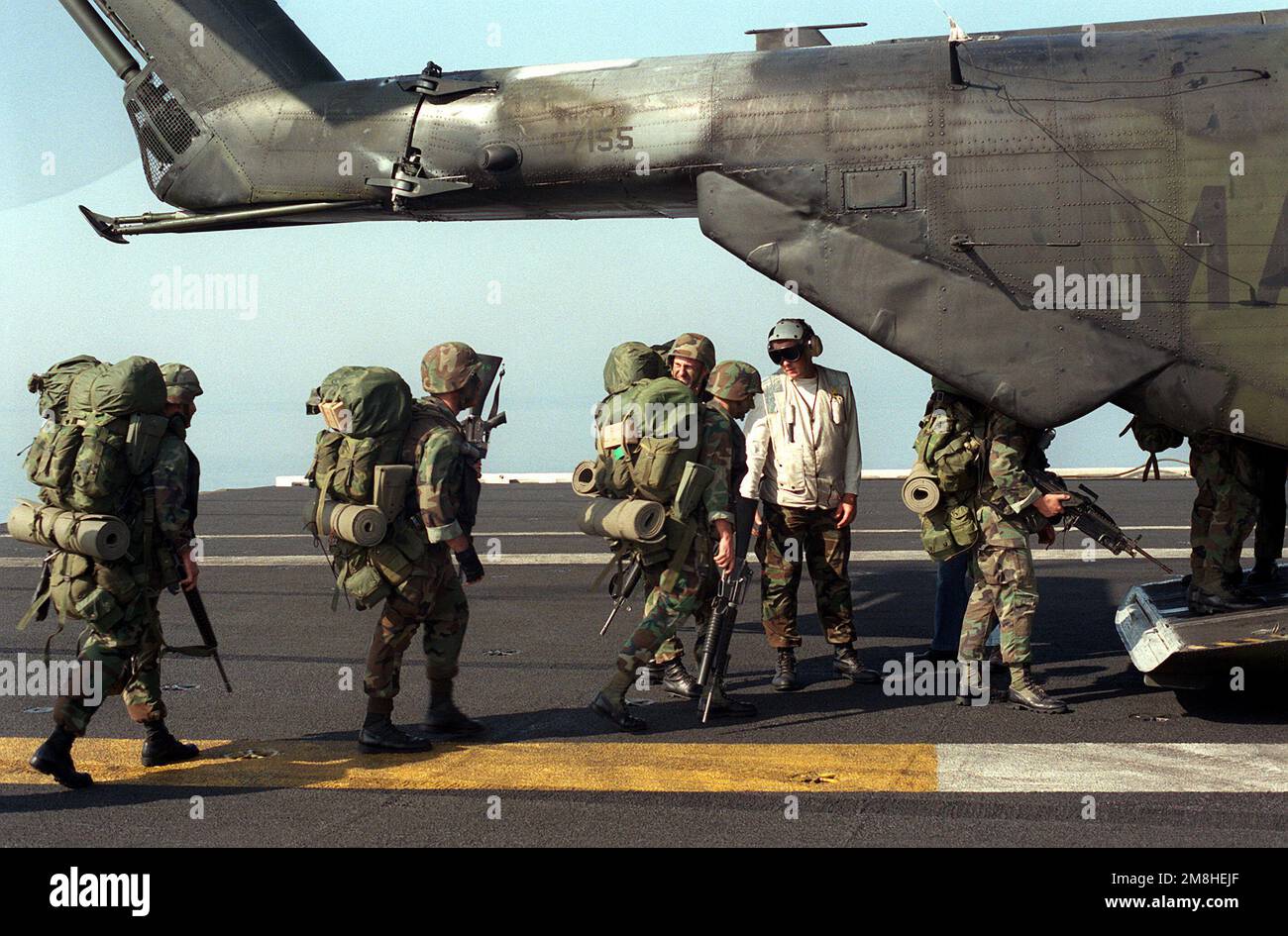 Members of the Special Purpose Marine Air Ground Task Force (SPMAGTF ...