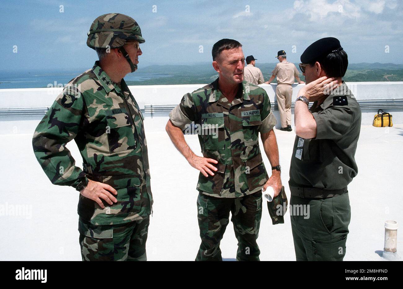 The commanding general of the 101st airborne division hi-res stock ...